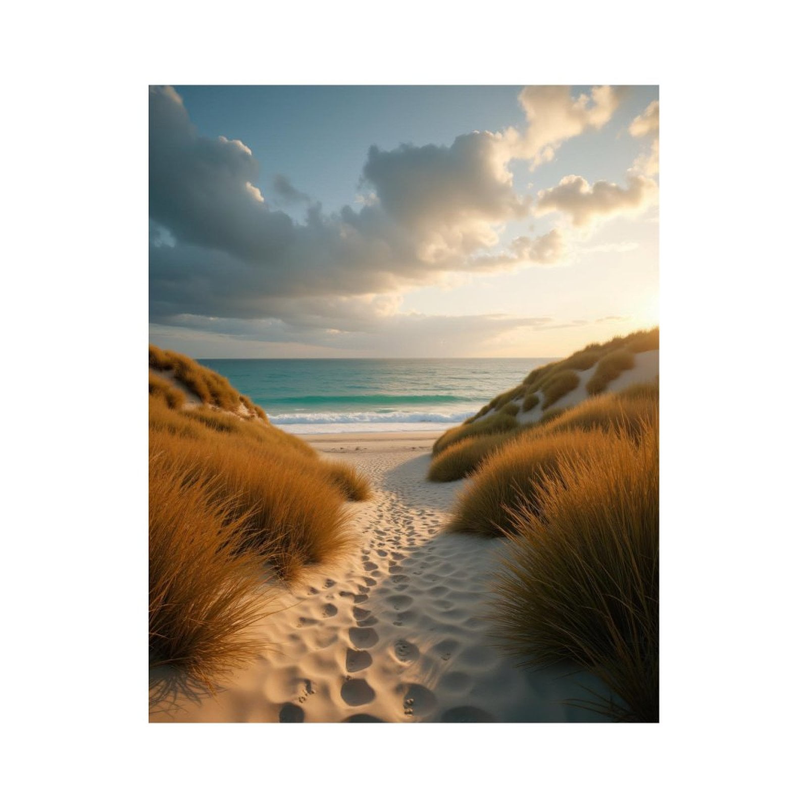 Paint By Numbers Kit for Adults Beginner - Beach Pathway Sand Dunes ...