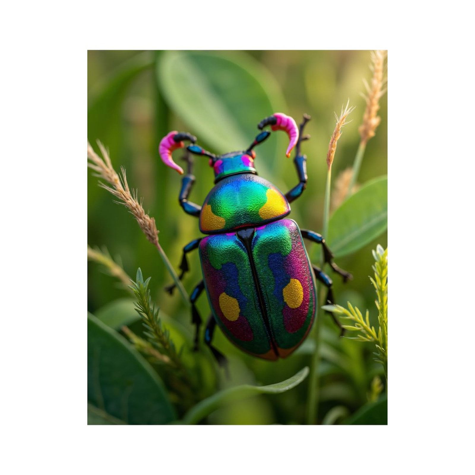 Paint By Numbers Kit for Adults Beginner - Colorful Beetle Nature Scene ...