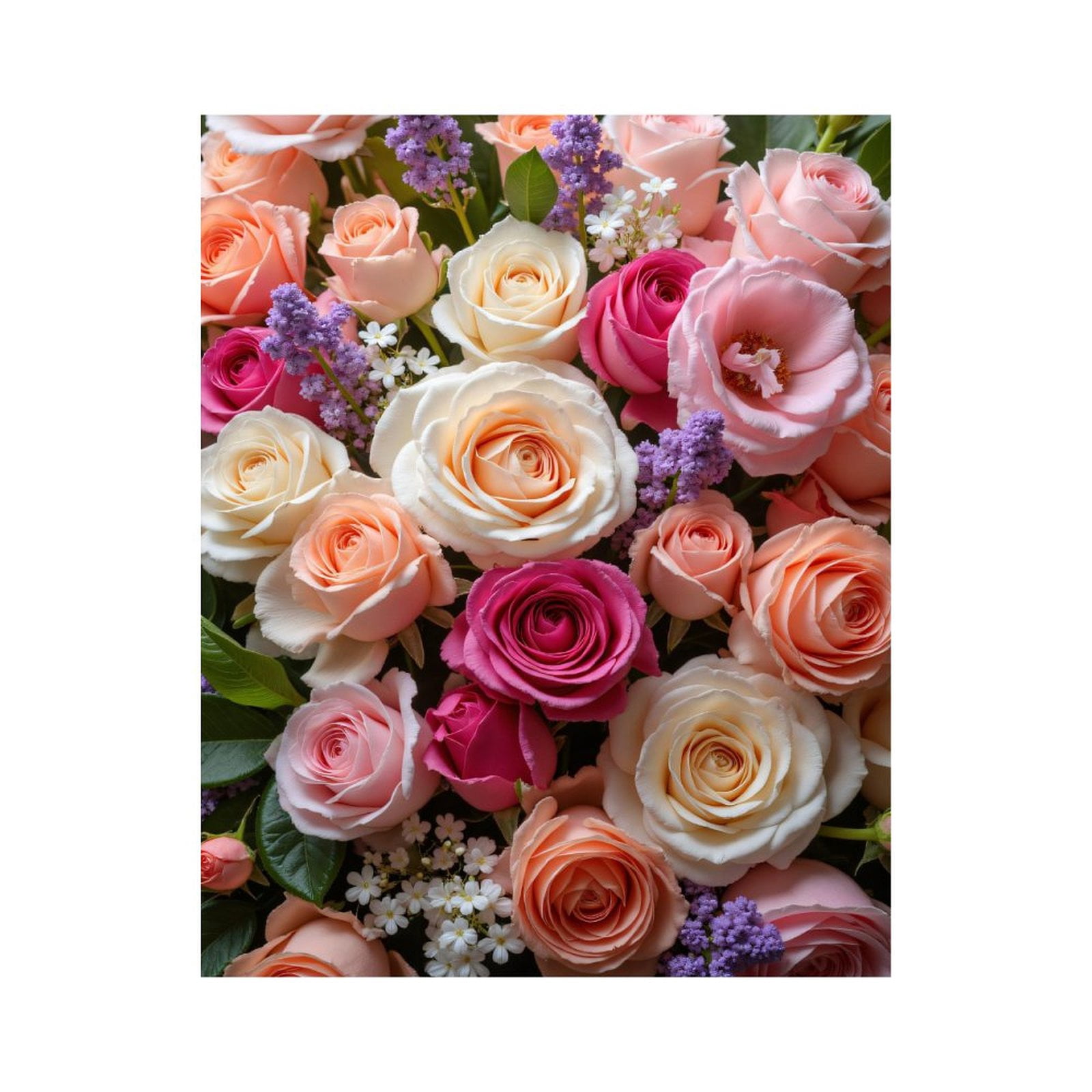 Paint By Numbers Kit for Adults Beginner - DIY Blossom Bouquet Pastel ...