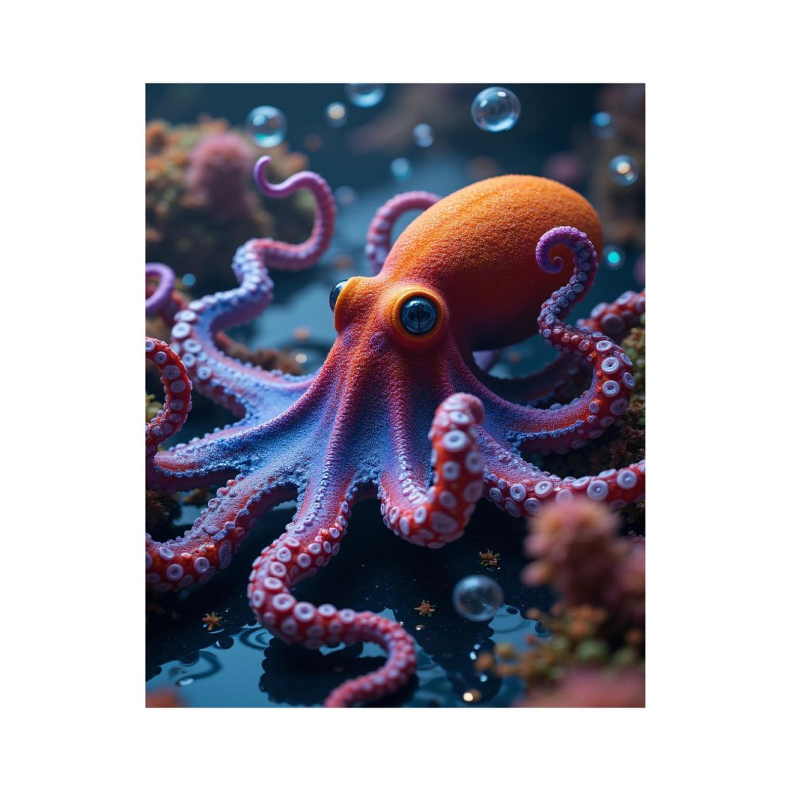 Paint By Numbers Kit for Adults Beginner - DIY Colorful Octopus ...