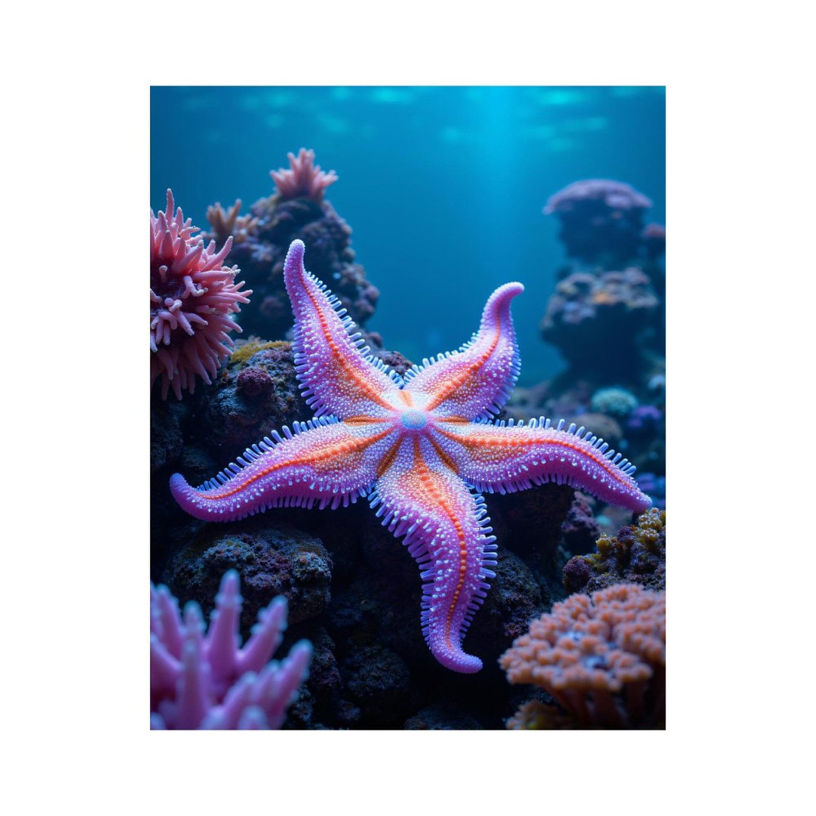 Paint By Numbers Kit for Adults Beginner - DIY Coral Reef Starfish ...