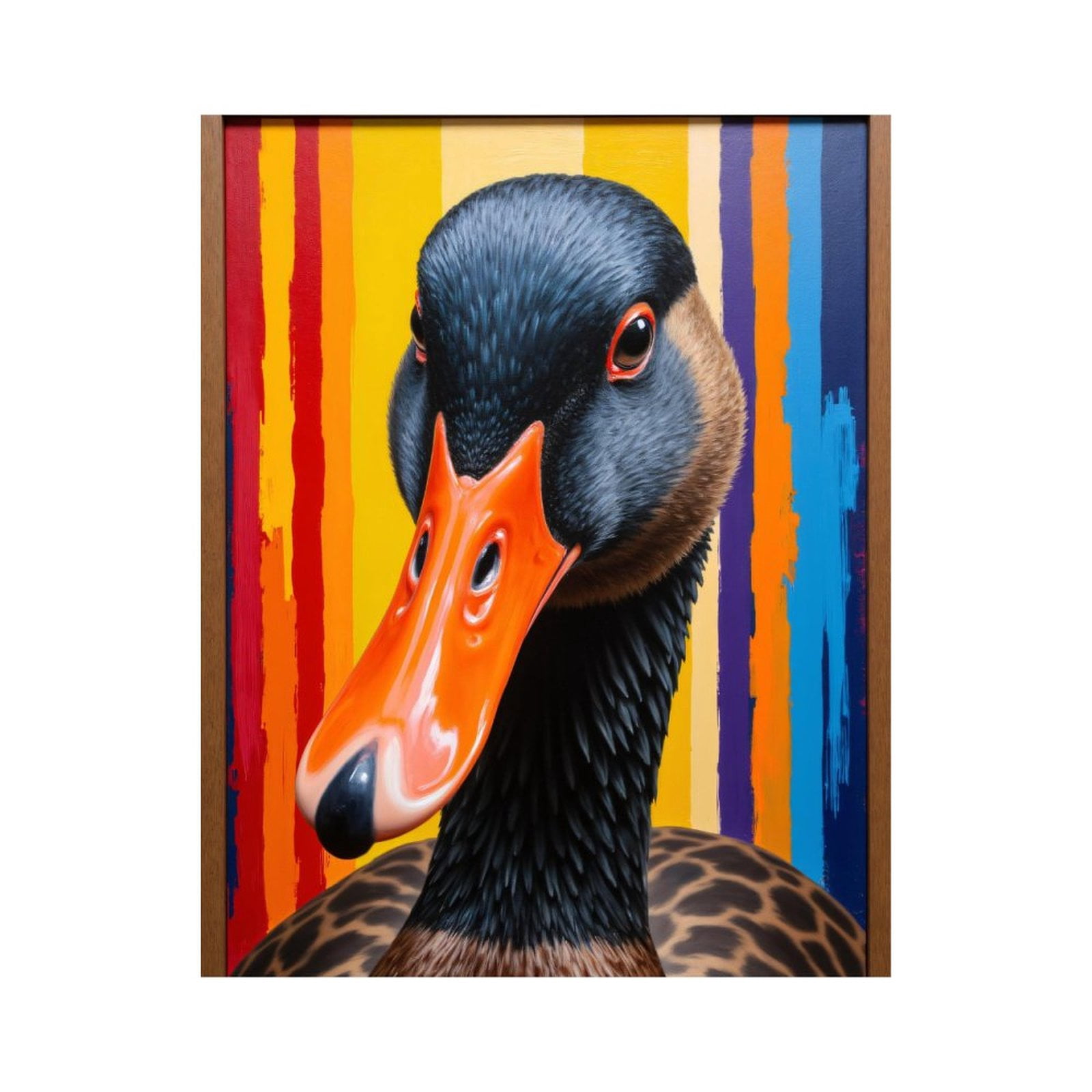 Paint By Numbers Kit for Adults Beginner - DIY Duck Portrait Colorful ...