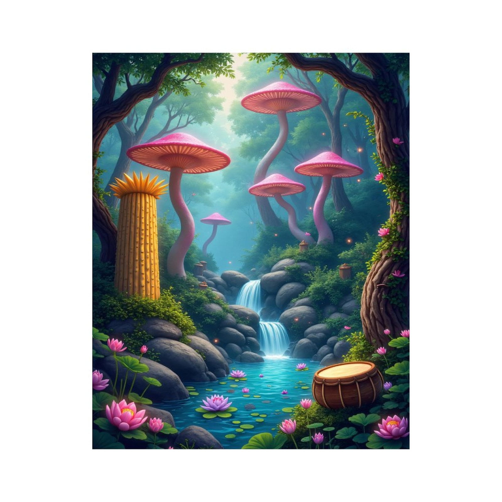 Paint By Numbers Kit for Adults Beginner - DIY Enchanted Forest ...
