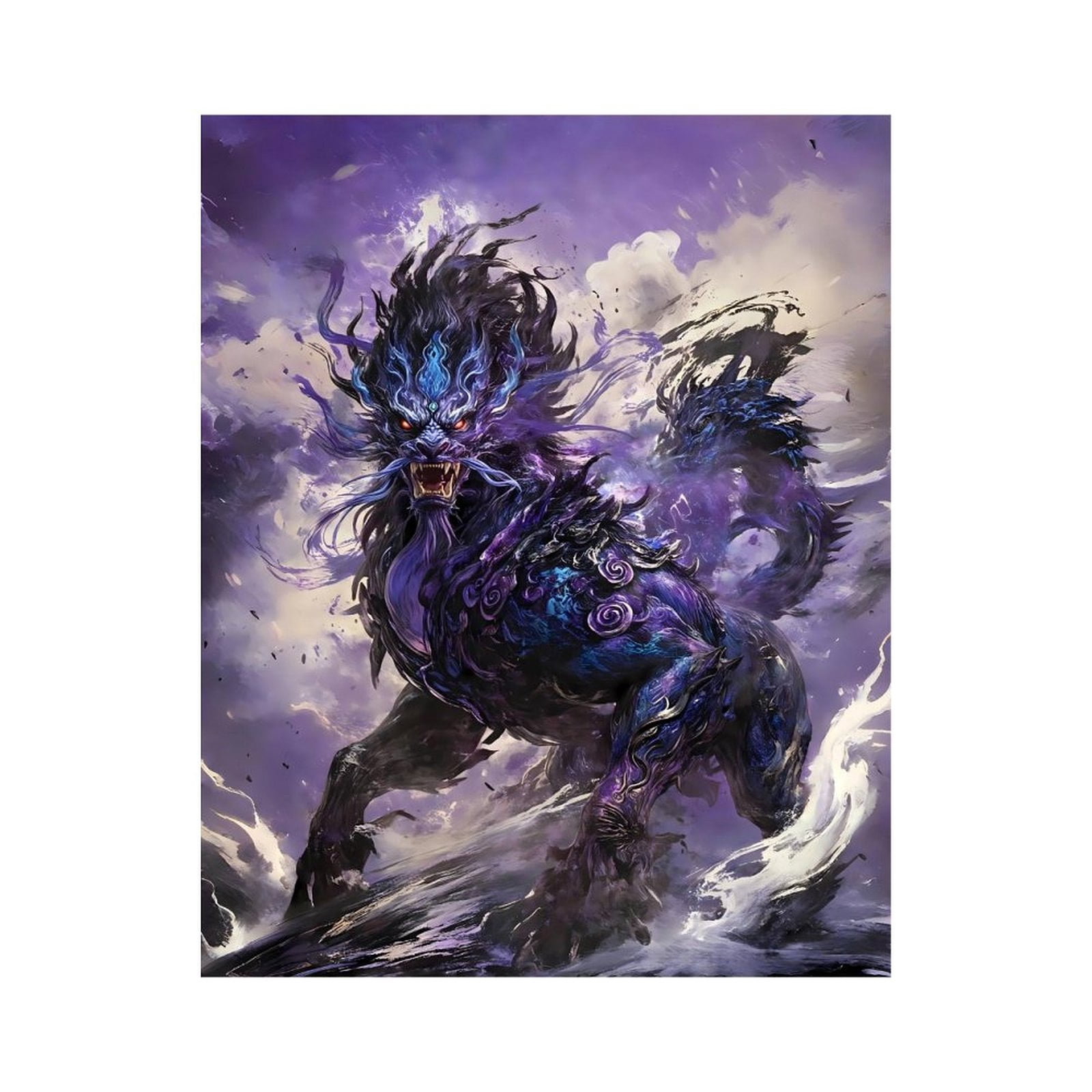 Paint By Numbers Kit for Adults Beginner - DIY Fantasy Creature ...