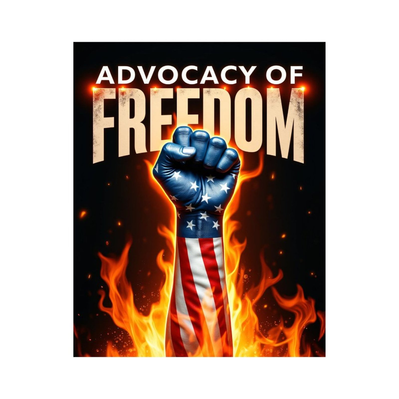 Paint By Numbers Kit for Adults Beginner - DIY Flaming Fist Patriotic ...