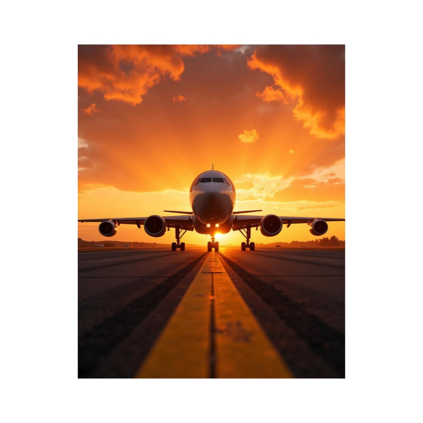 Paint By Numbers Kit for Adults Beginner - DIY Frameless Airplane ...