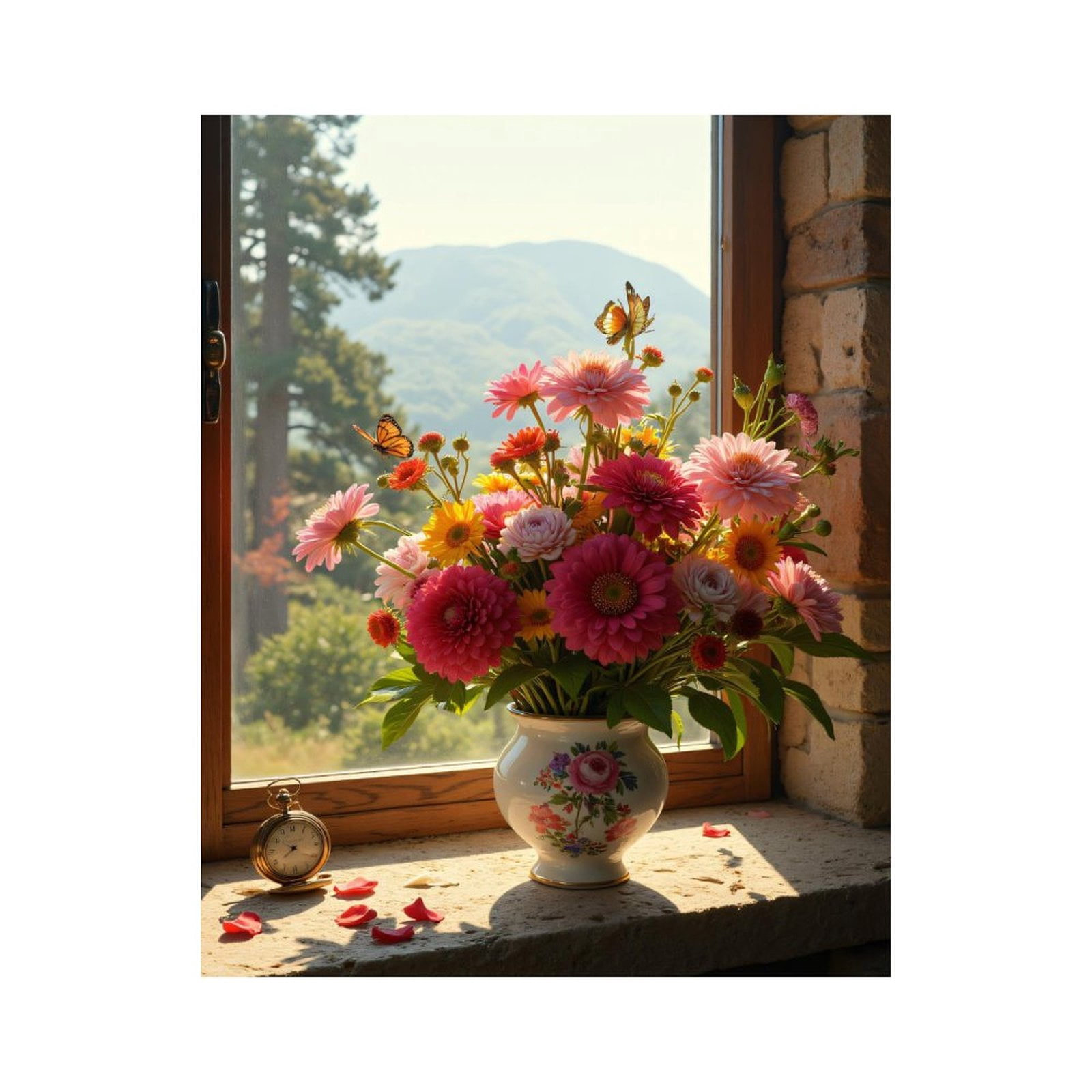 Paint By Numbers Kit for Adults Beginner - DIY Frameless Butterfly ...