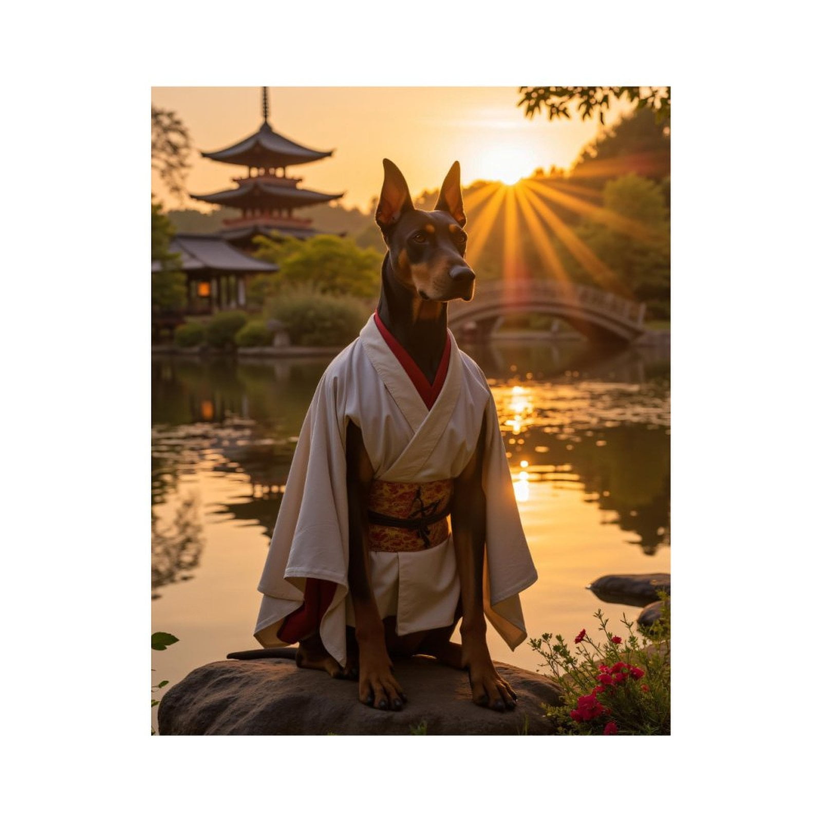 Paint By Numbers Kit for Adults Beginner - DIY Frameless Dog Samurai ...