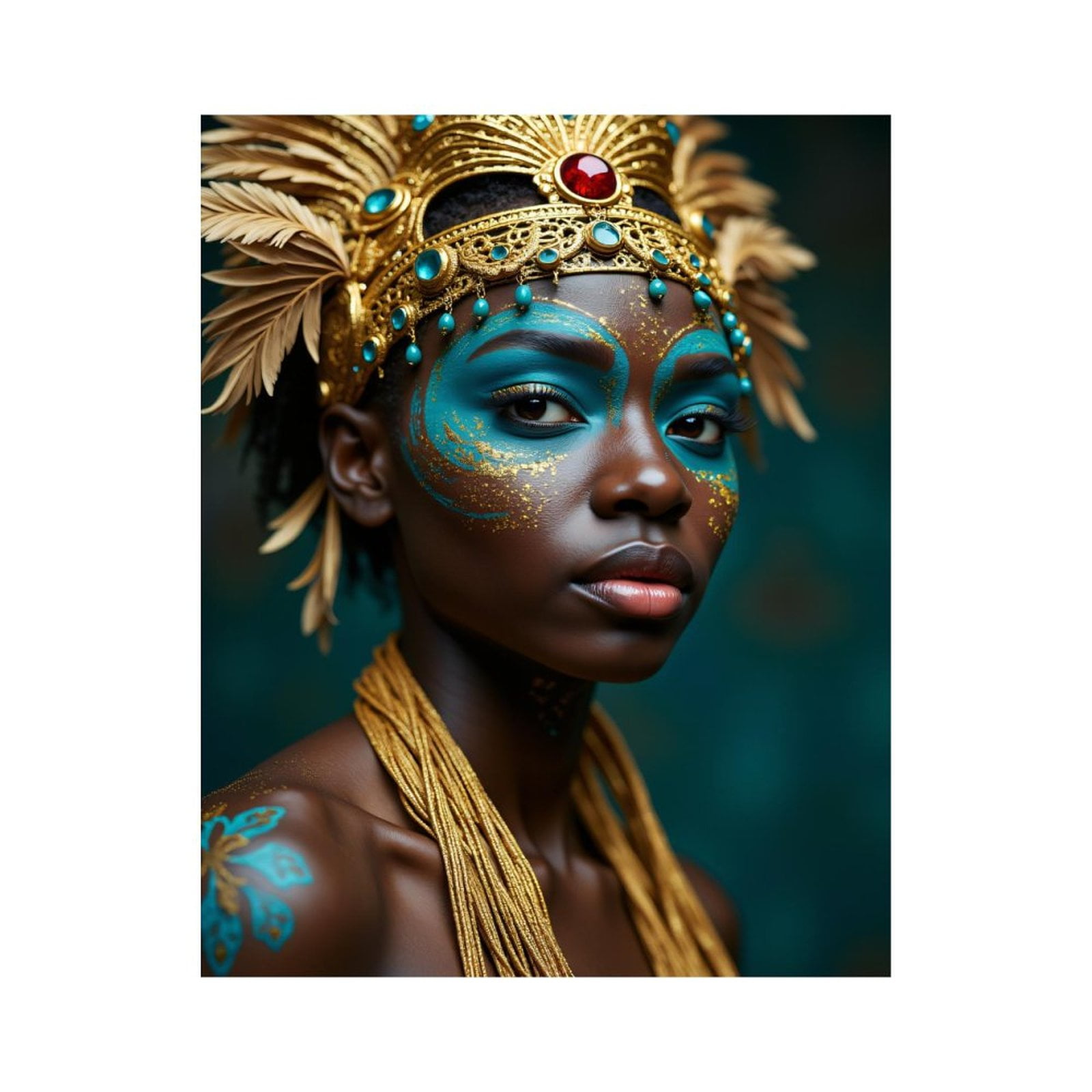 Paint By Numbers Kit for Adults Beginner - DIY Frameless Golden Regal ...