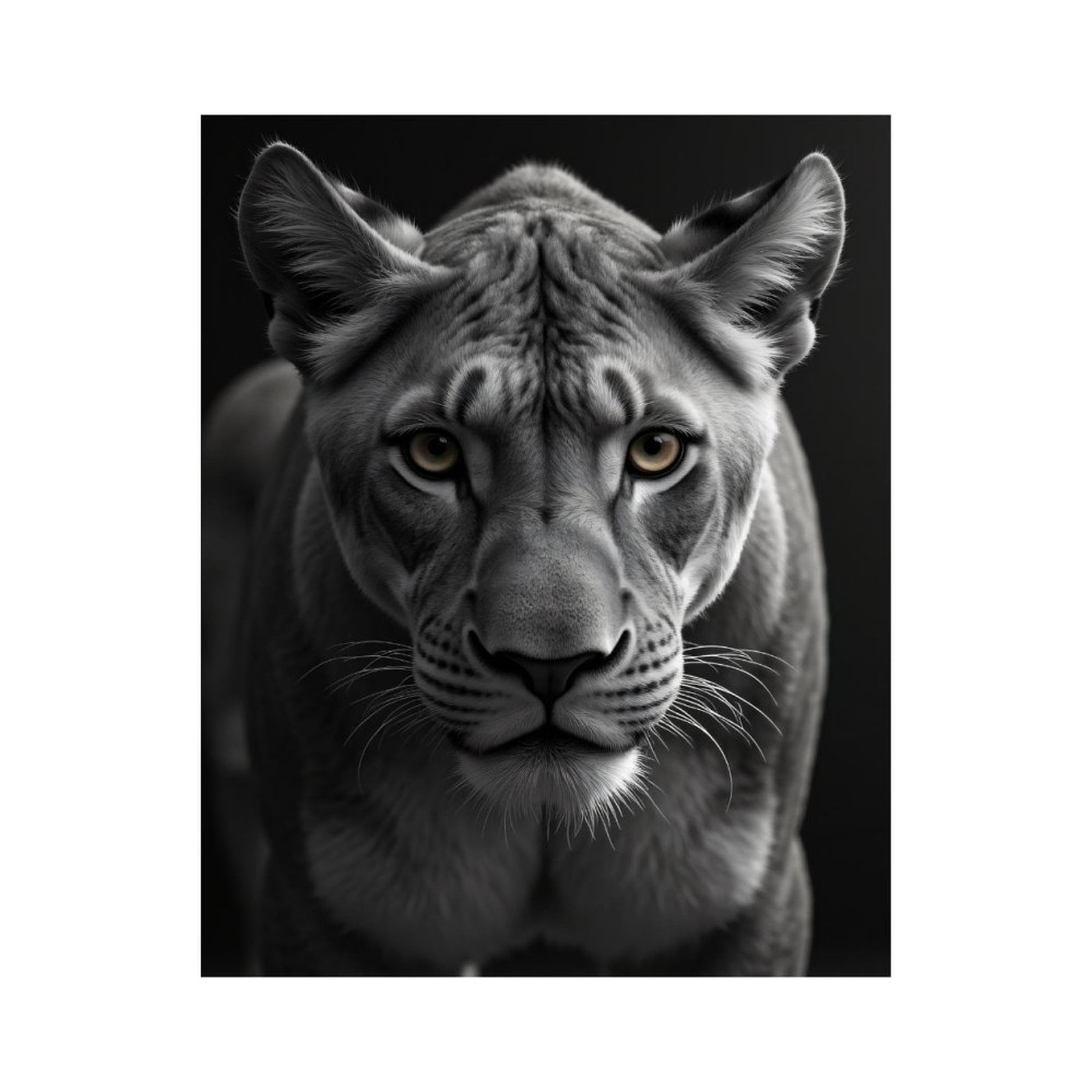 Paint By Numbers Kit for Adults Beginner - DIY Frameless Lioness Face ...