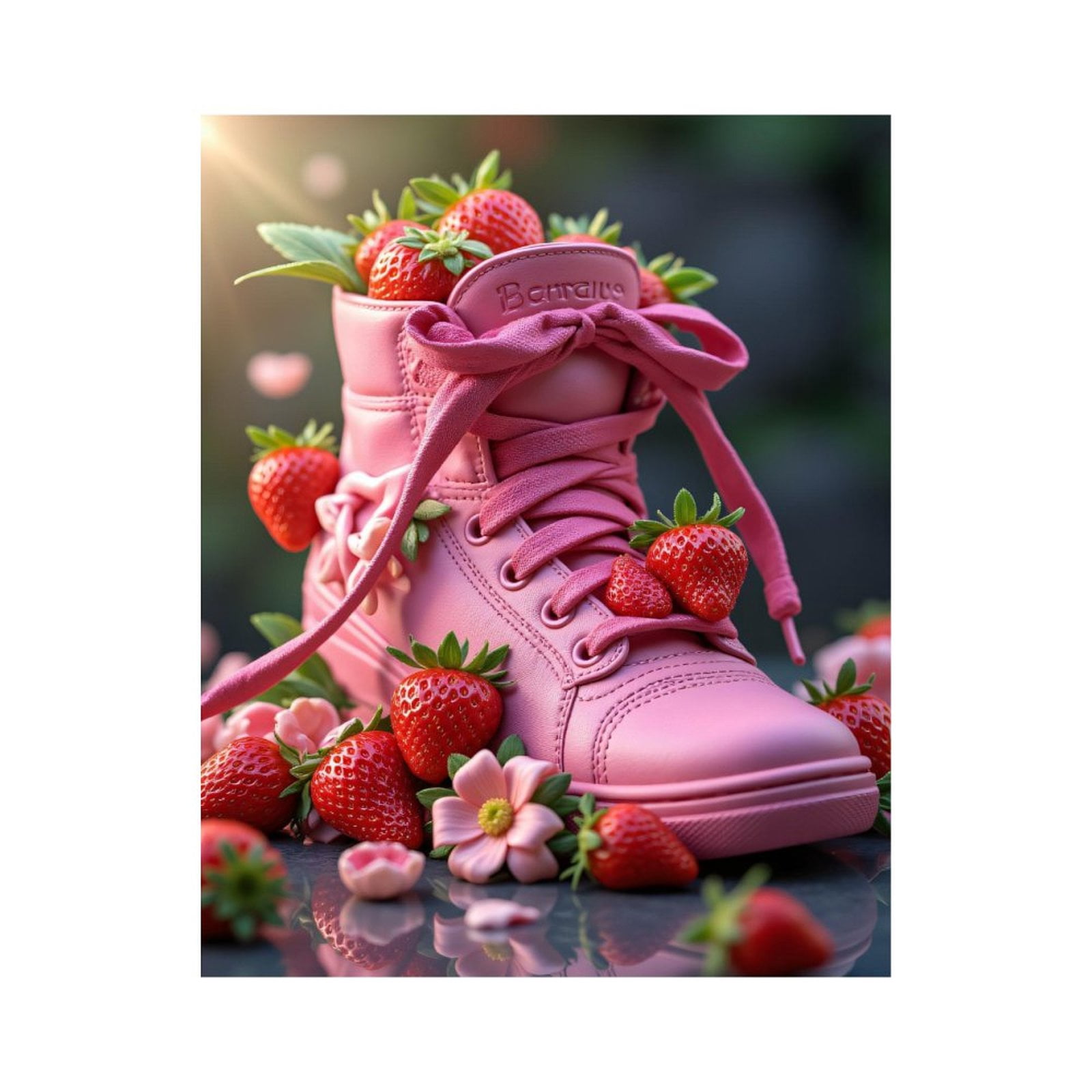 Paint By Numbers Kit for Adults Beginner - DIY Frameless Pink Shoe ...