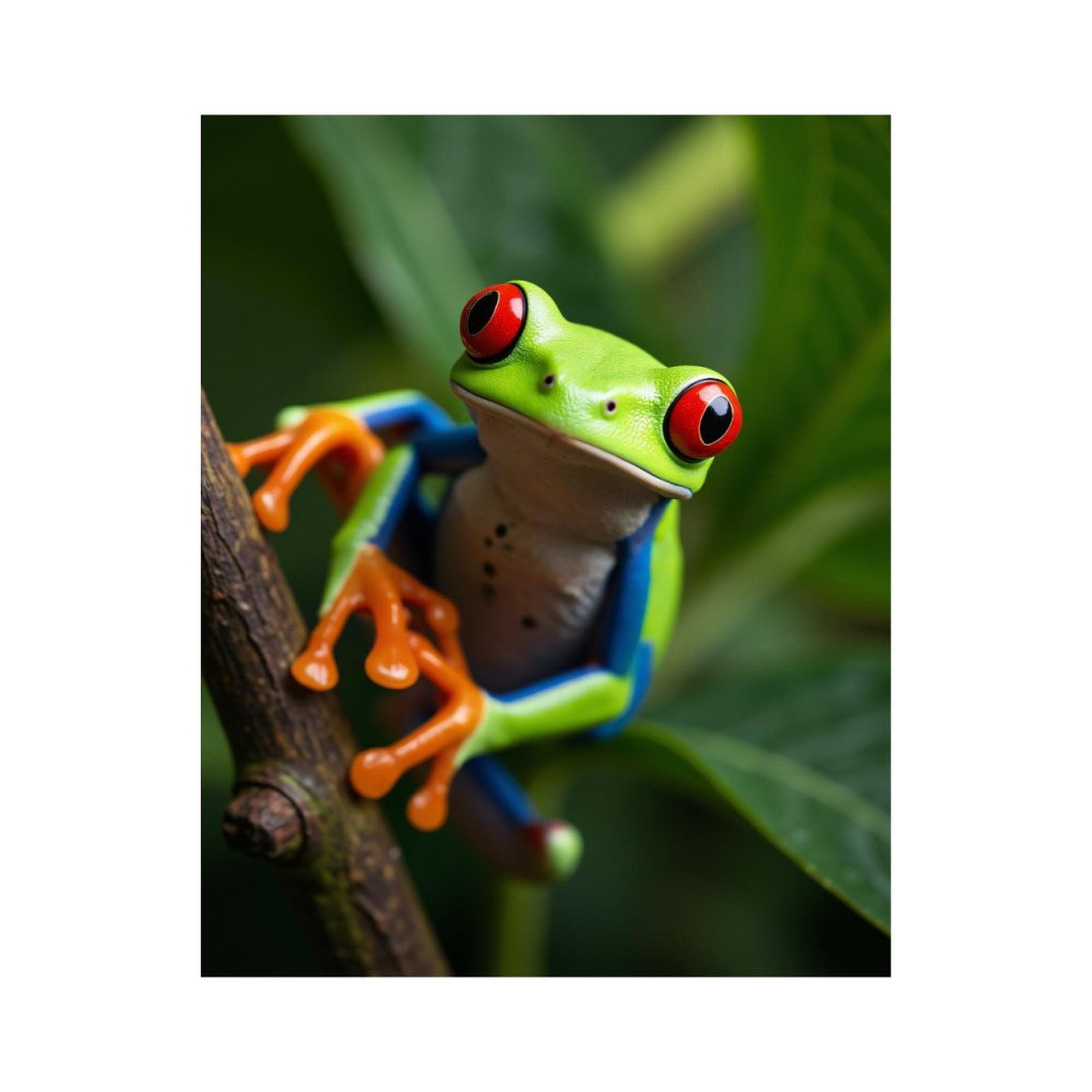 Paint By Numbers Kit for Adults Beginner - DIY Frameless Red Eyed Tree ...