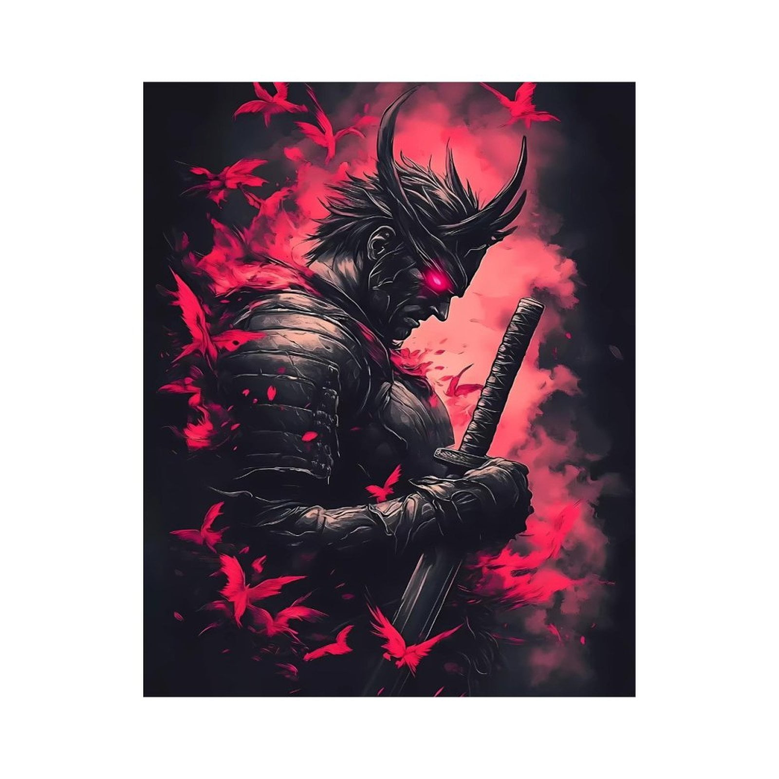 Paint By Numbers Kit for Adults Beginner - DIY Frameless Samurai ...