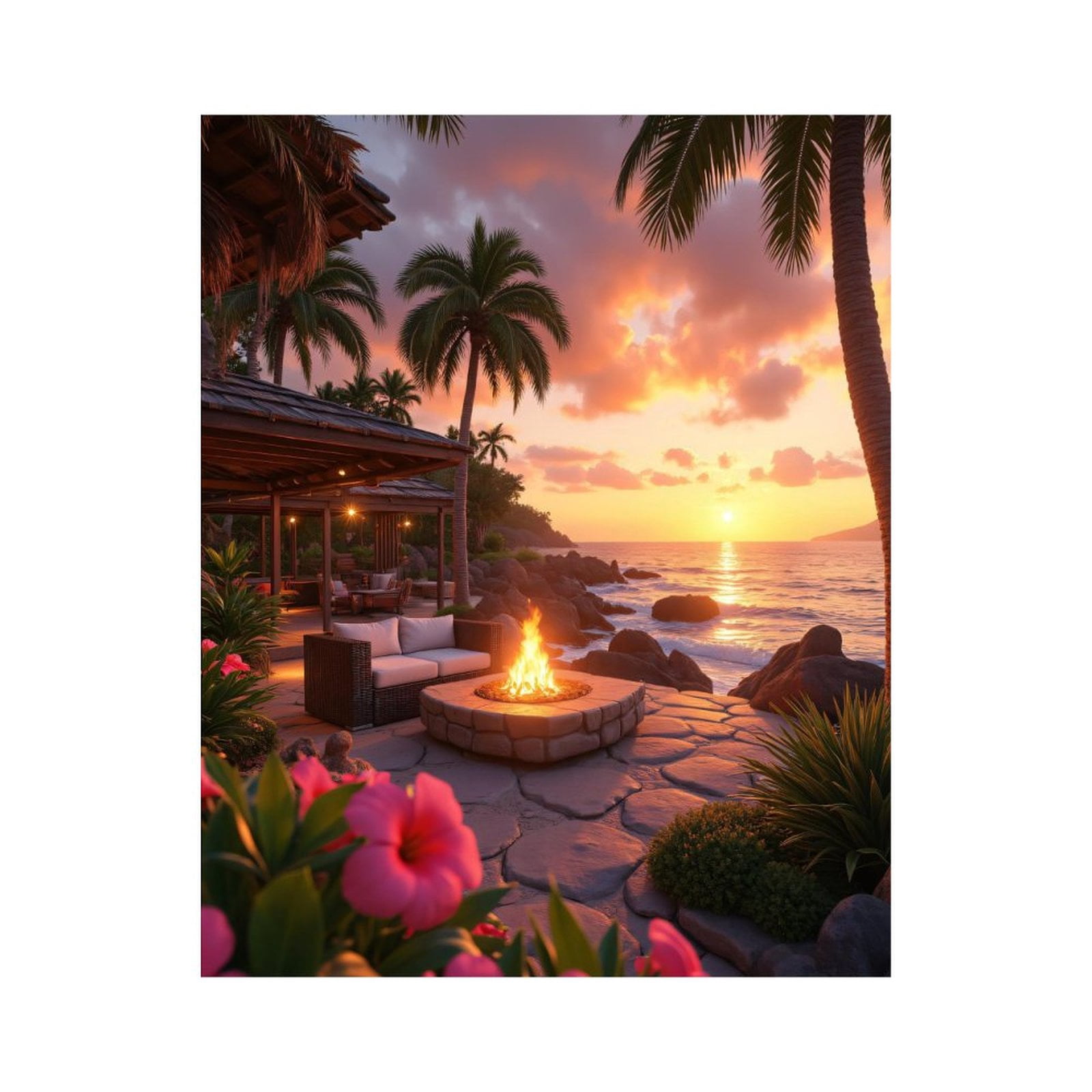 Paint By Numbers Kit for Adults Beginner - DIY Frameless Tropical ...