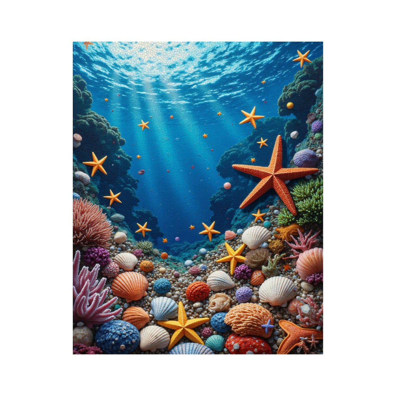 Paint By Numbers Kit for Adults Beginner - DIY Frameless Underwater ...