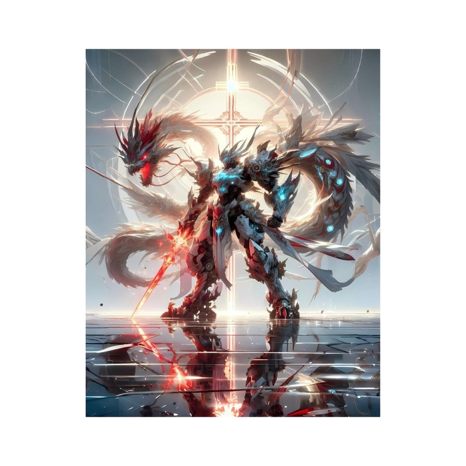 Paint By Numbers Kit for Adults Beginner - DIY Futuristic Mecha Warrior ...