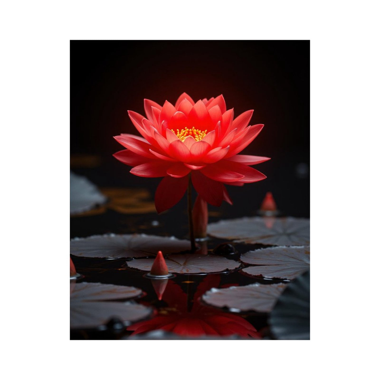 Paint By Numbers Kit for Adults Beginner - DIY Lotus Blooming On Water ...