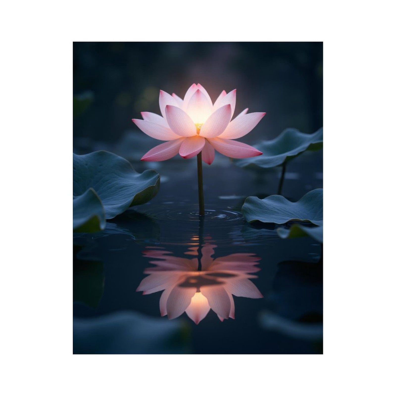 Paint By Numbers Kit for Adults Beginner - DIY Lotus Glow Reflection ...