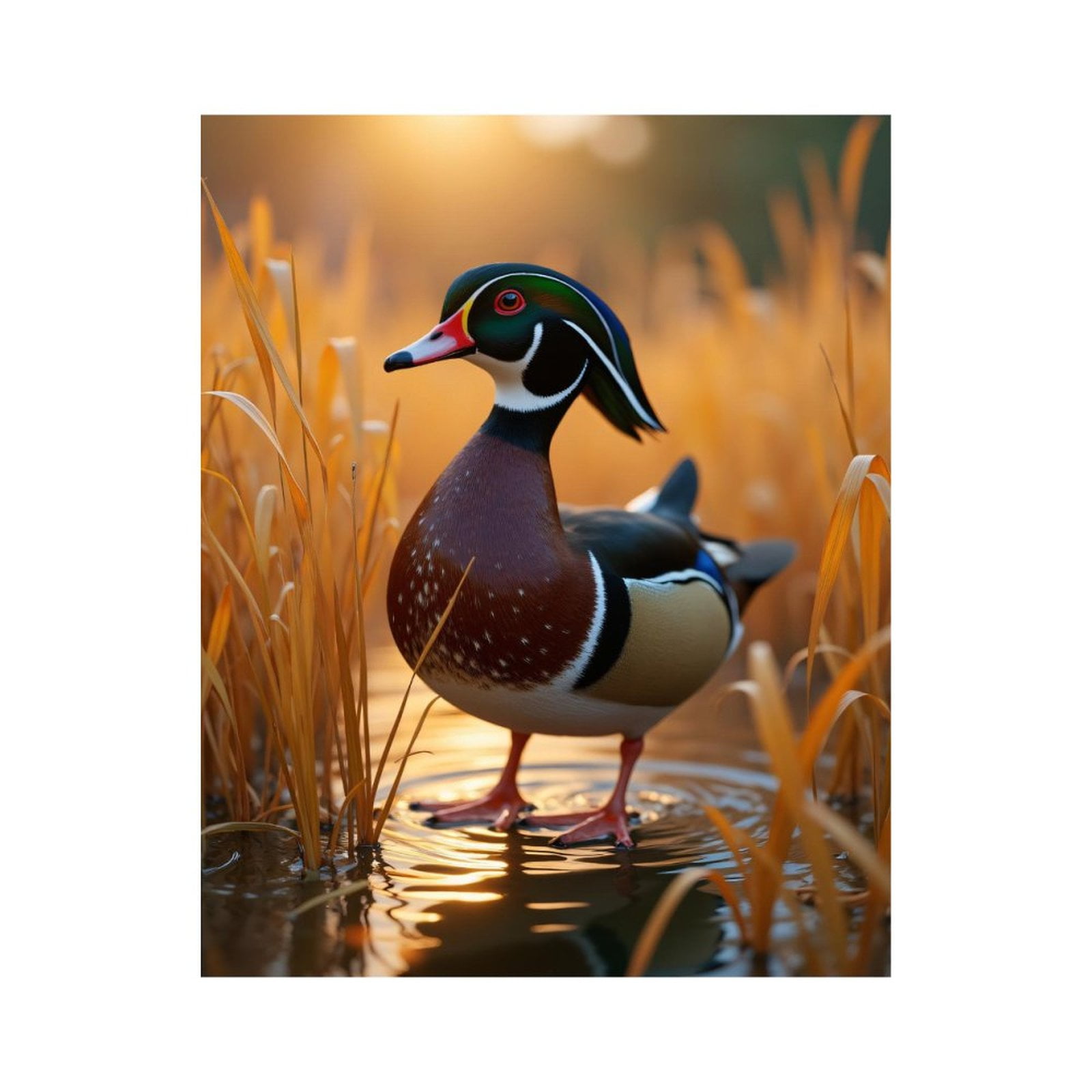 Paint By Numbers Kit for Adults Beginner - DIY Majestic Waterfowl In ...