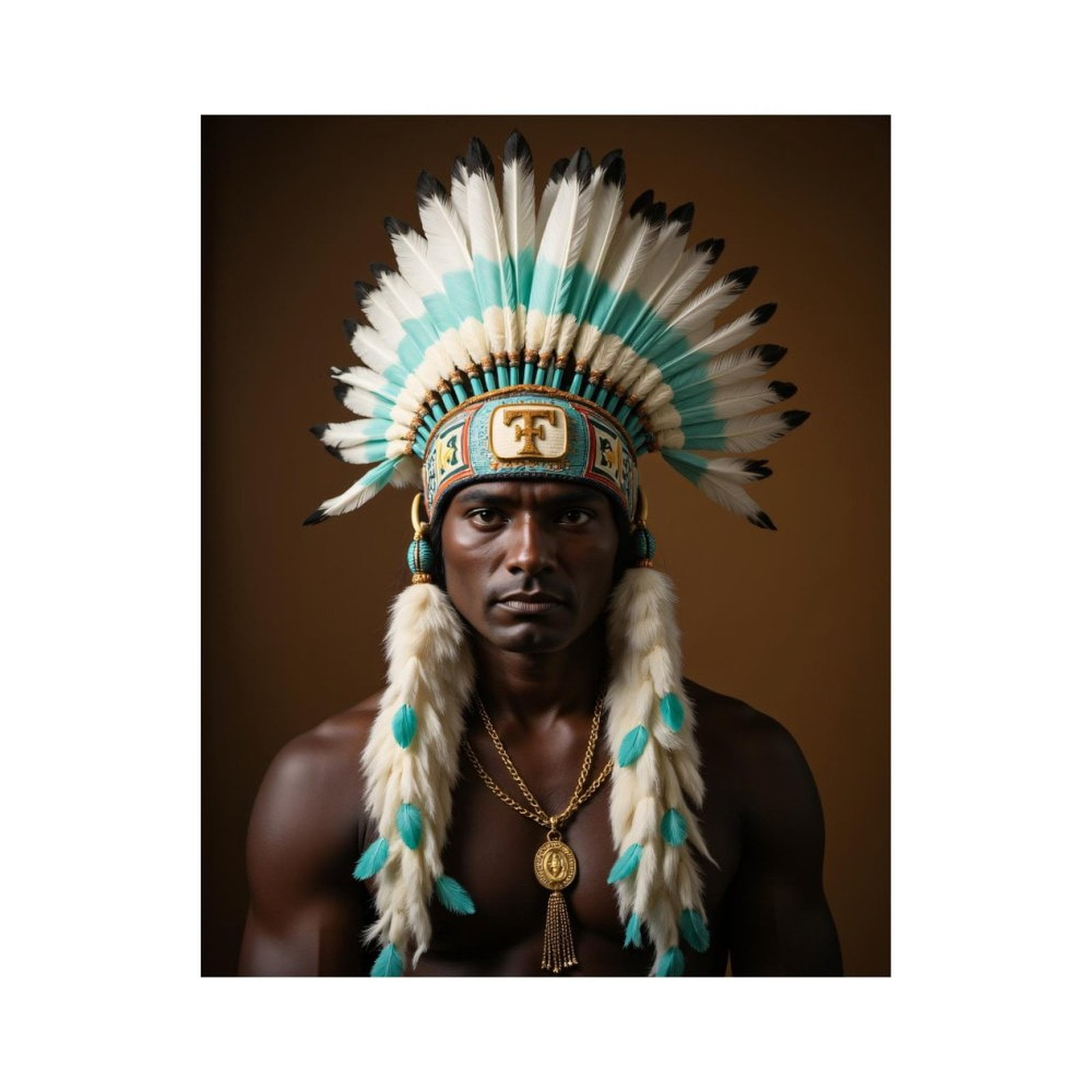 Paint By Numbers Kit for Adults Beginner - DIY Native Feather Headdress ...