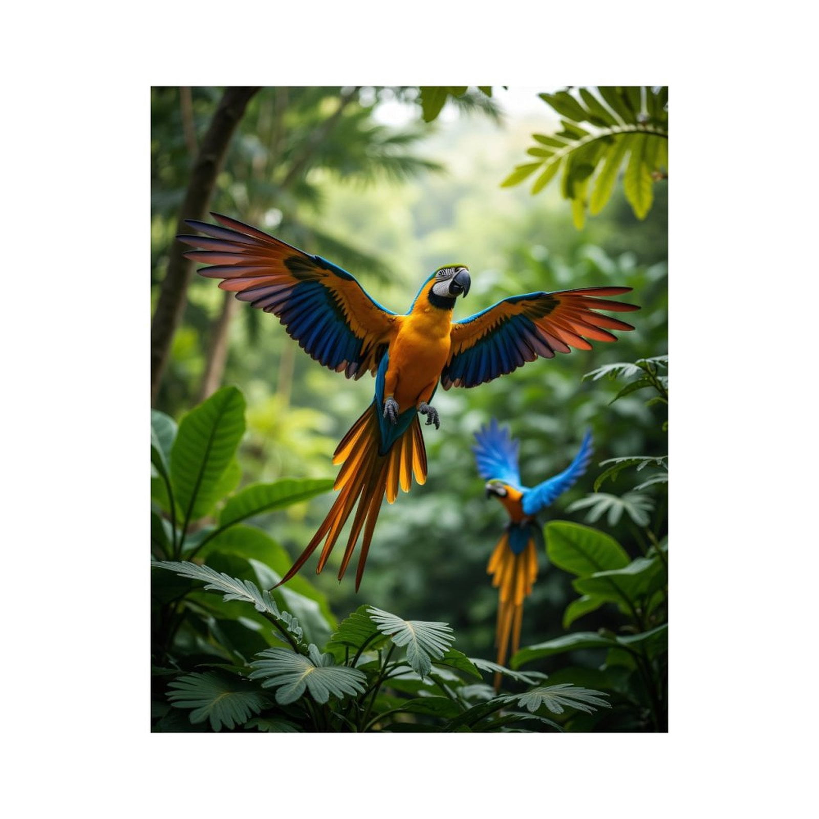 Paint By Numbers Kit for Adults Beginner - DIY Parrots Jungle Tropical ...