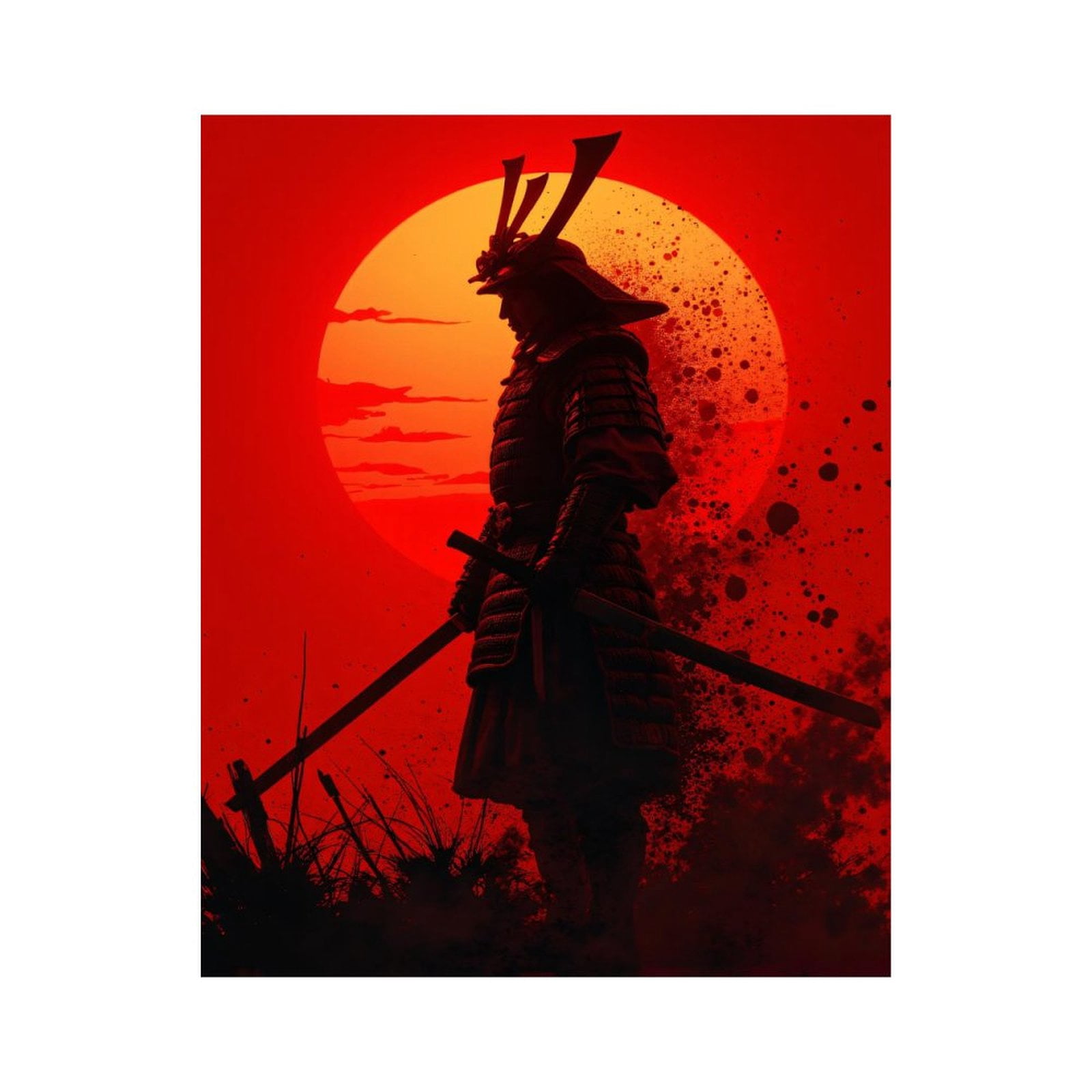 Paint By Numbers Kit for Adults Beginner - DIY Samurai With Sword ...