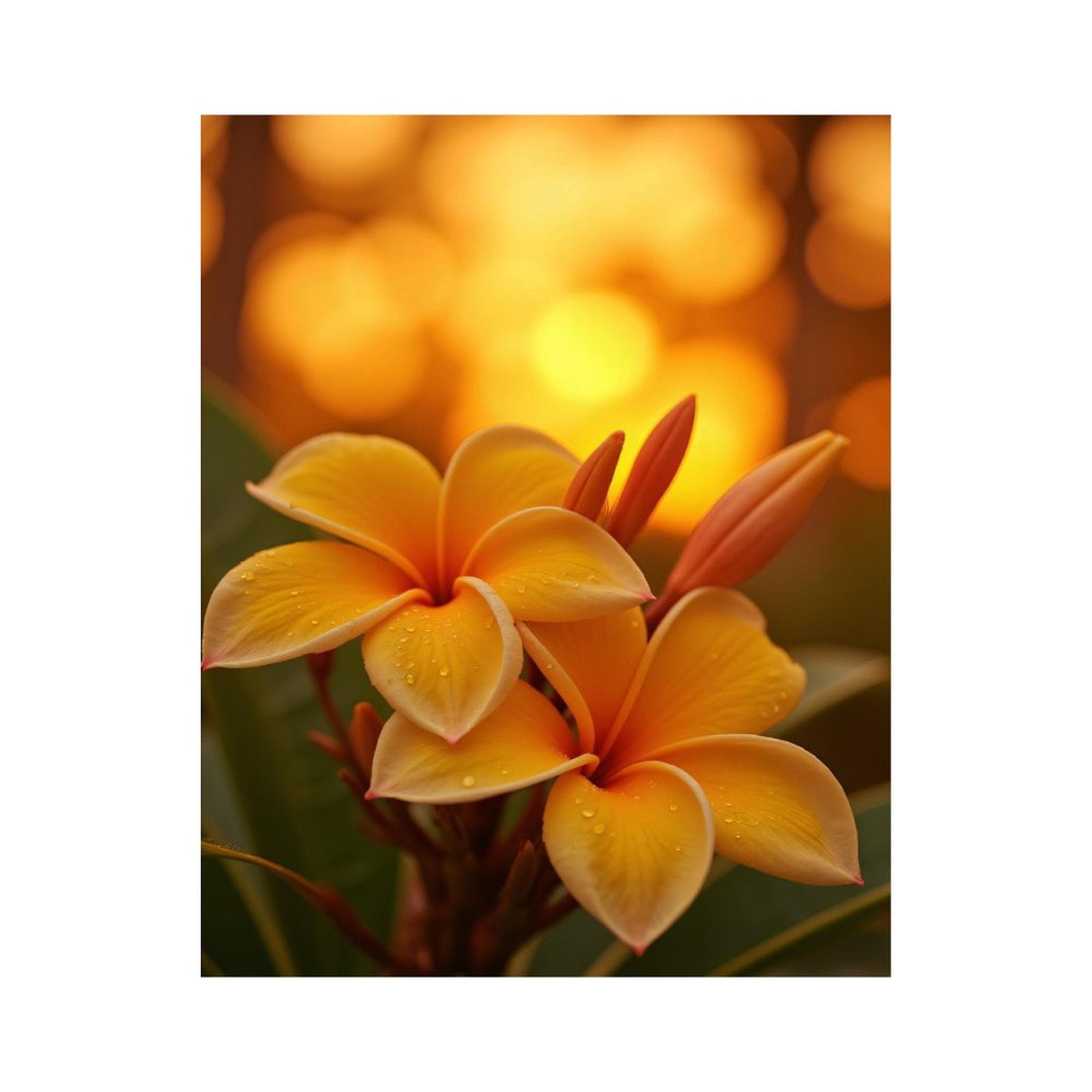 Paint By Numbers Kit for Adults Beginner - DIY Tropical Sunset Blooms Bokeh Canvas Painting Kits ...