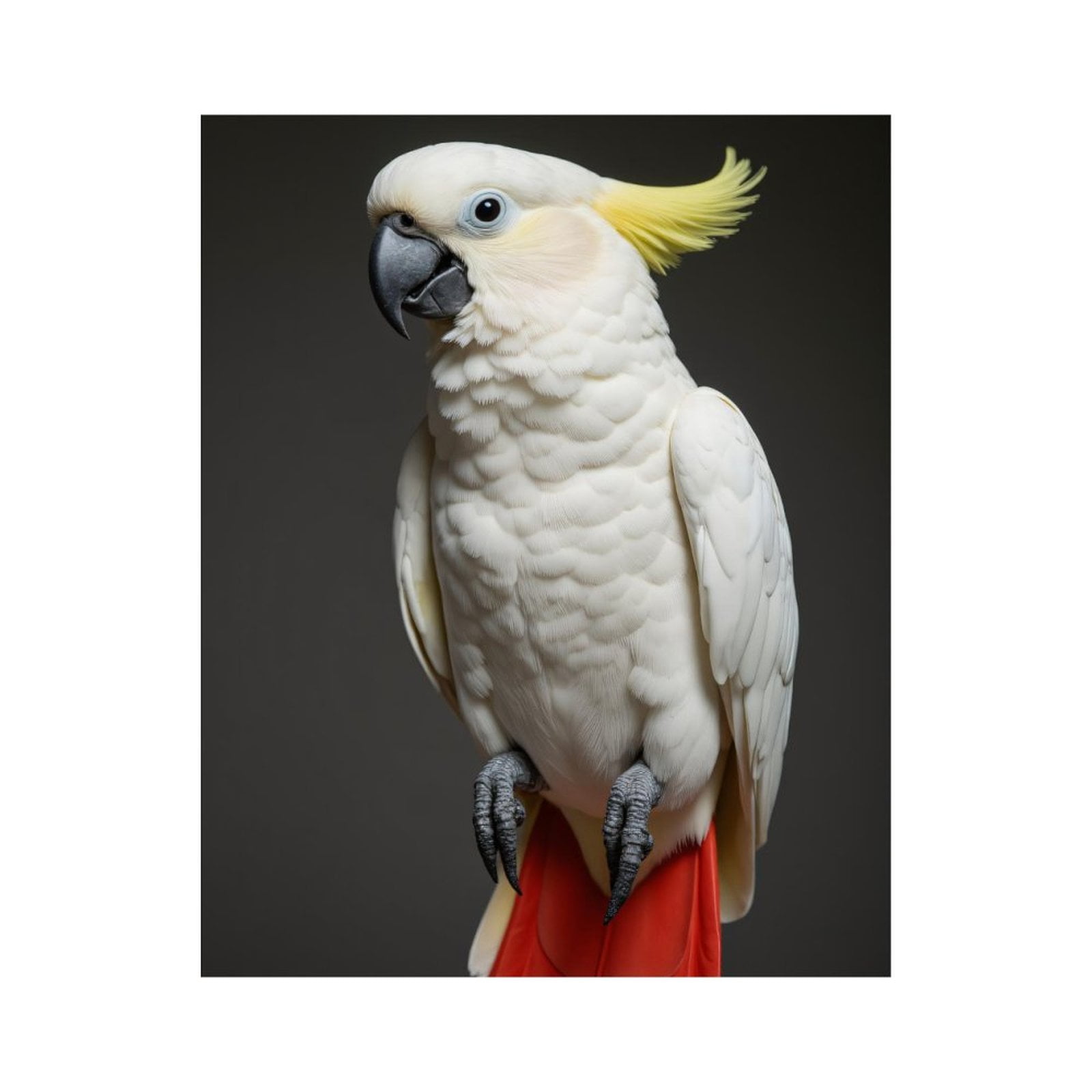 Paint By Numbers Kit for Adults Beginner - DIY White Parrot Yellow Bird ...