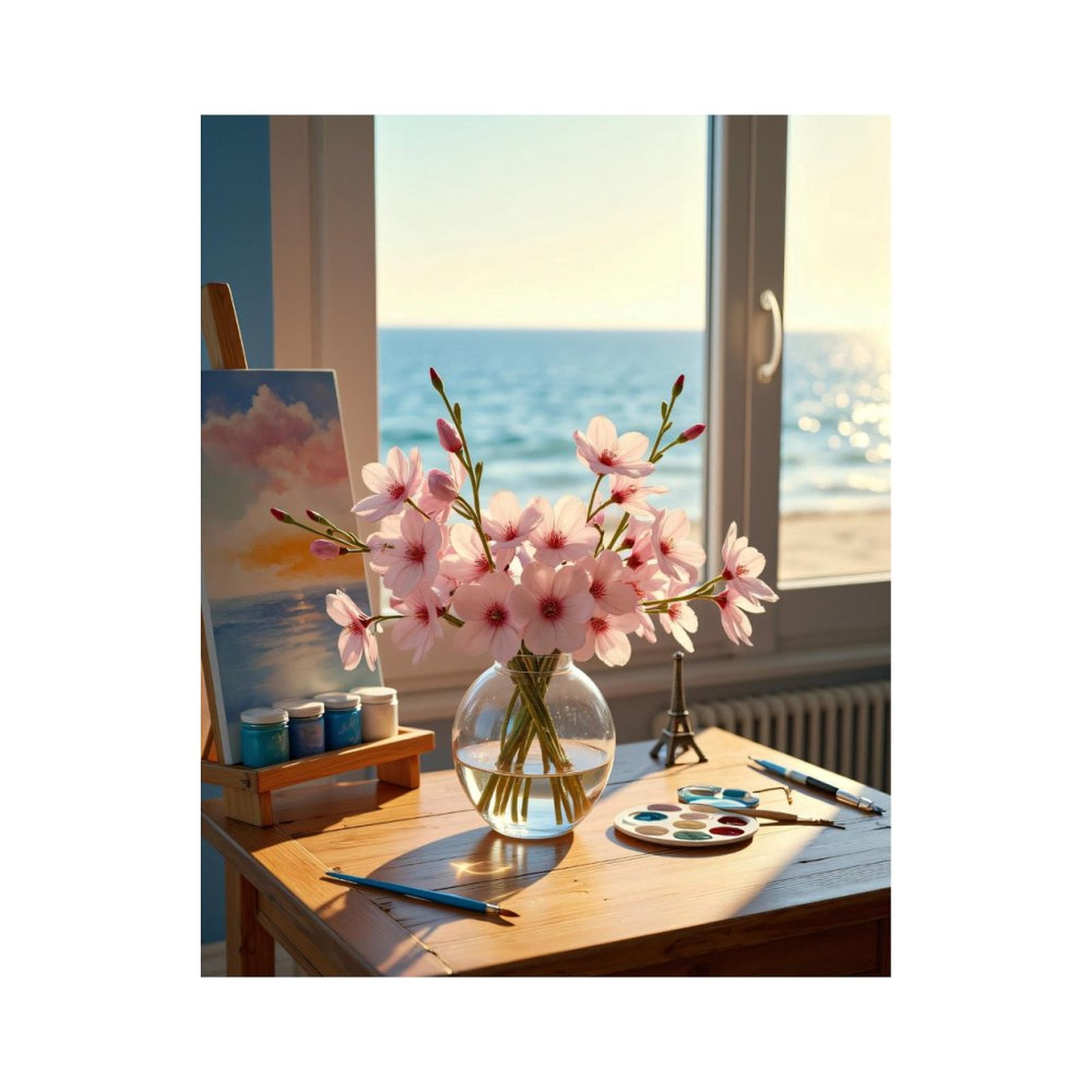 Paint By Numbers Kit for Adults Beginner - Flower Art Beachview ...