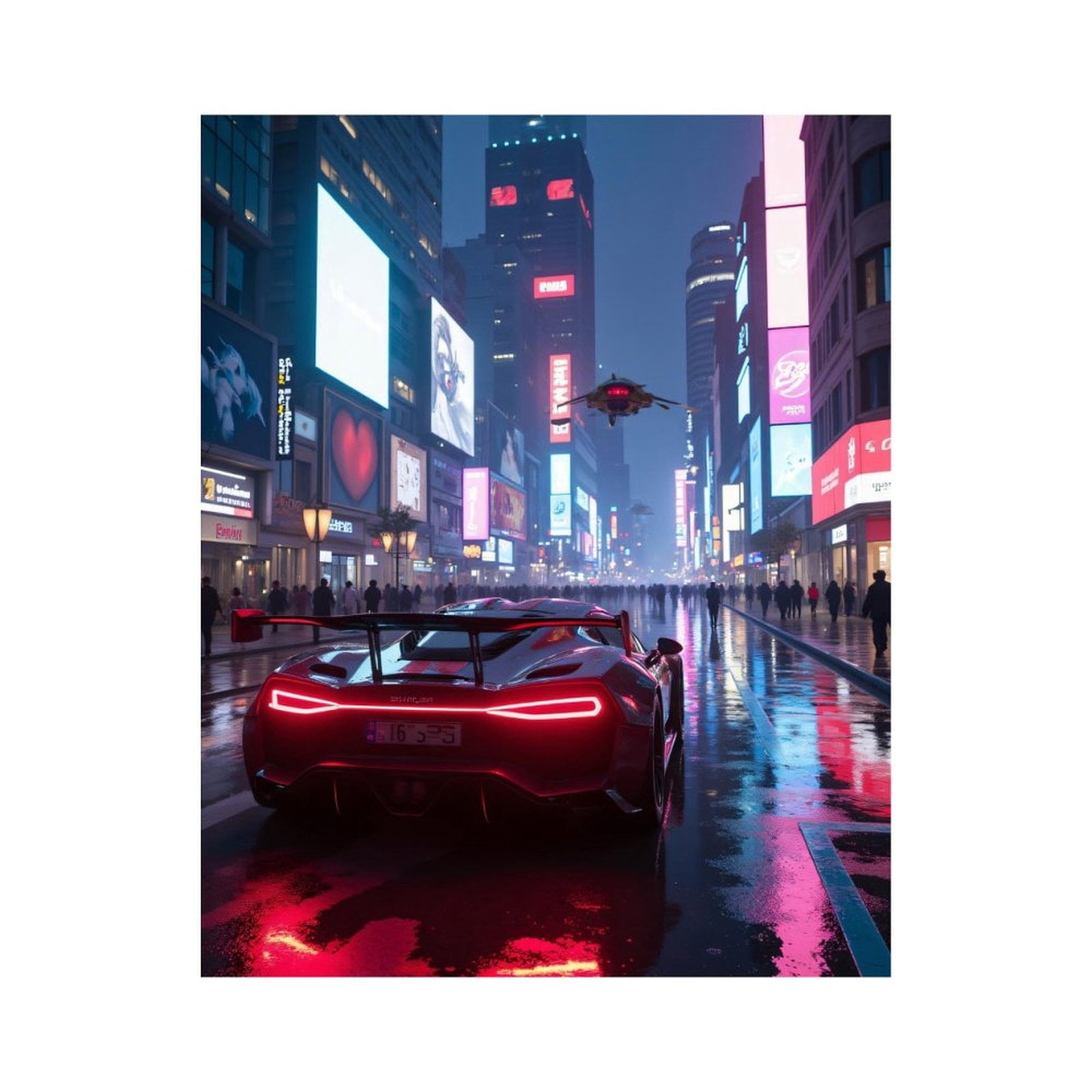 Paint By Numbers Kit for Adults Beginner - Futuristic City Night Lights ...