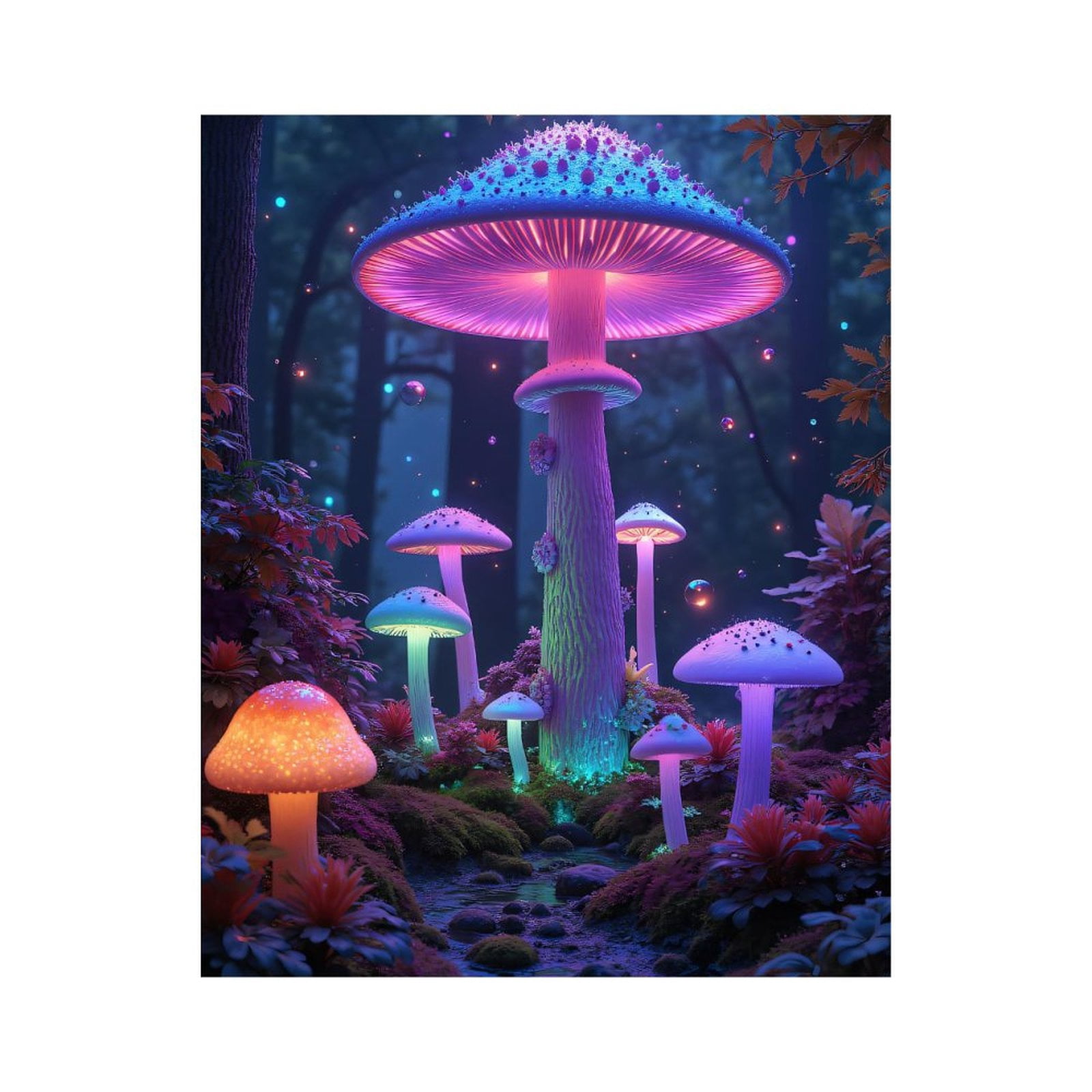 Paint By Numbers Kit for Adults Beginner - Luminescent Enchanted Forest ...