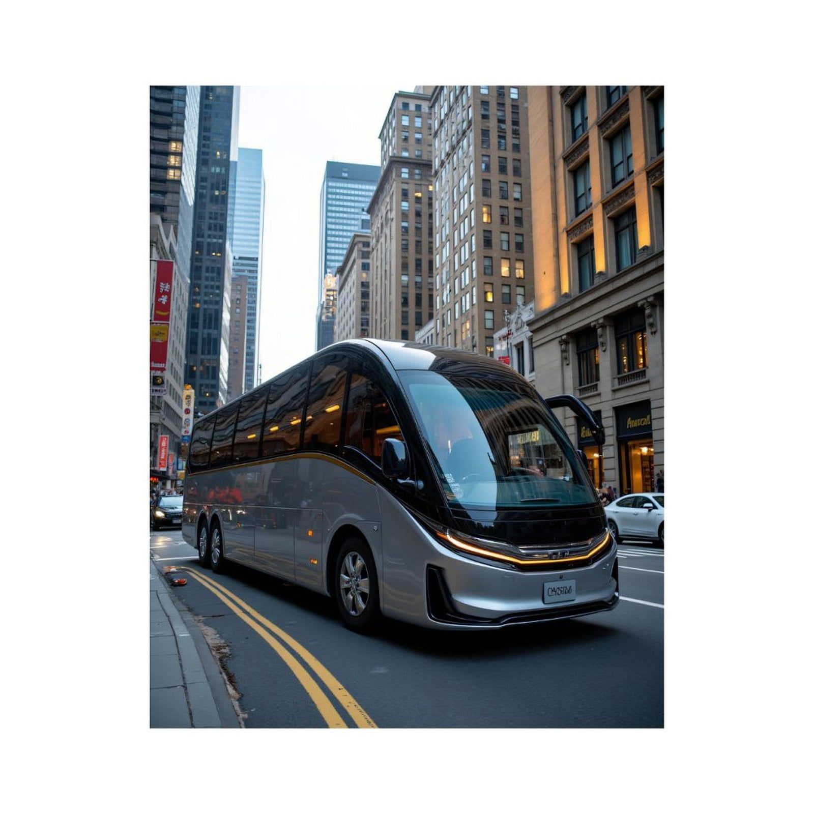 Paint By Numbers Kit for Adults Beginner - Modern City Bus Urban ...