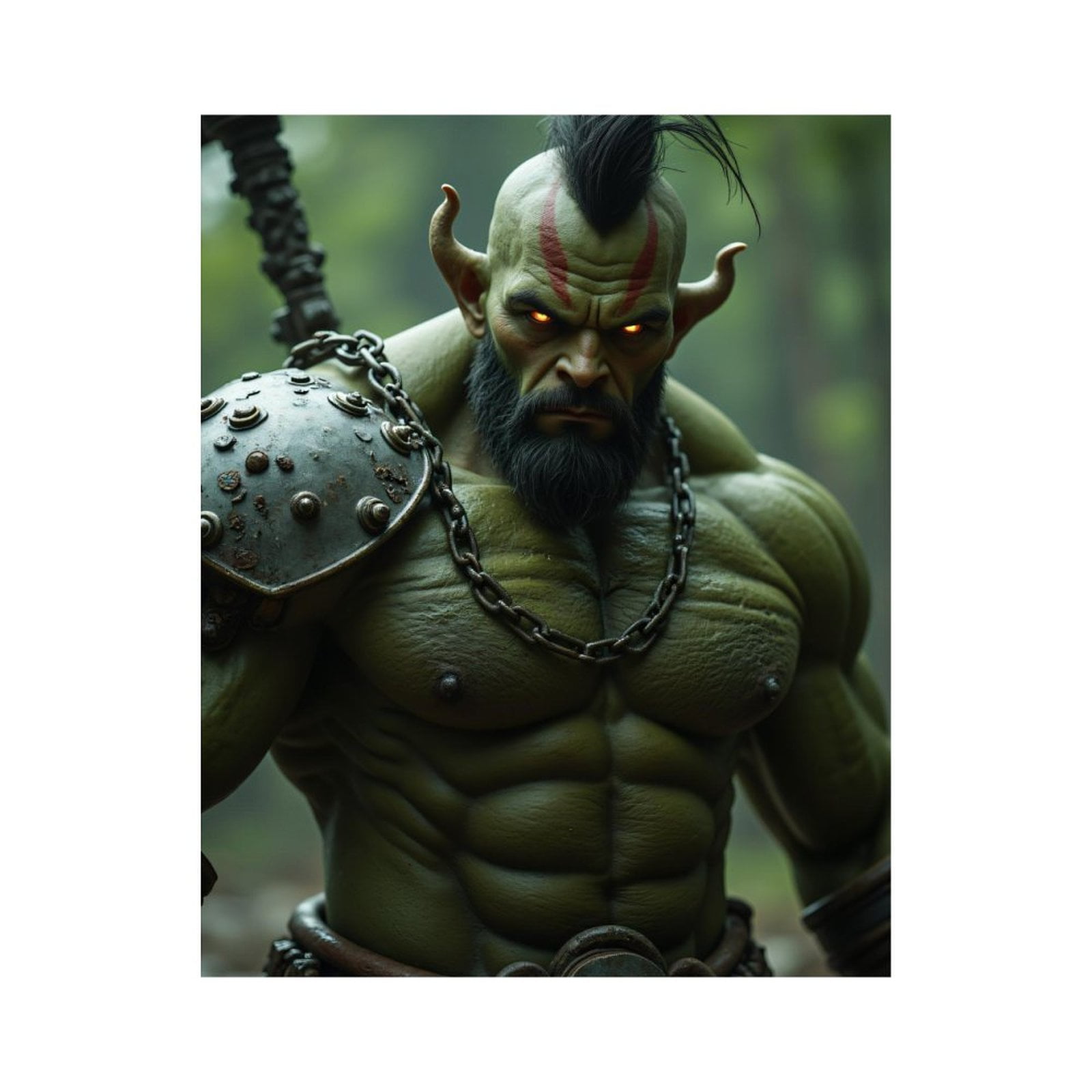 Paint By Numbers Kit for Adults Beginner - Monster Warrior Forest ...