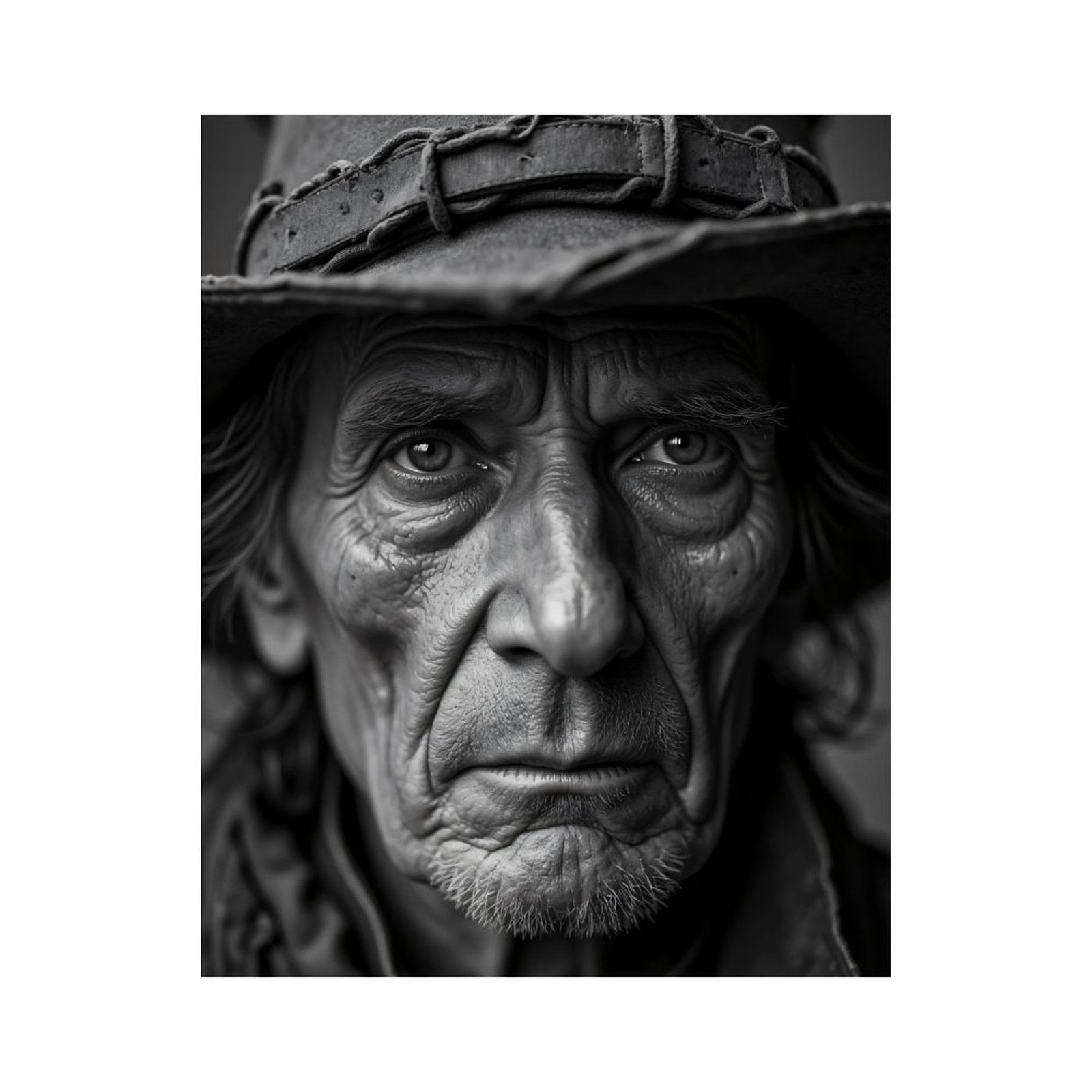 Paint By Numbers Kit for Adults Beginner - Old Western Portrait Hat ...