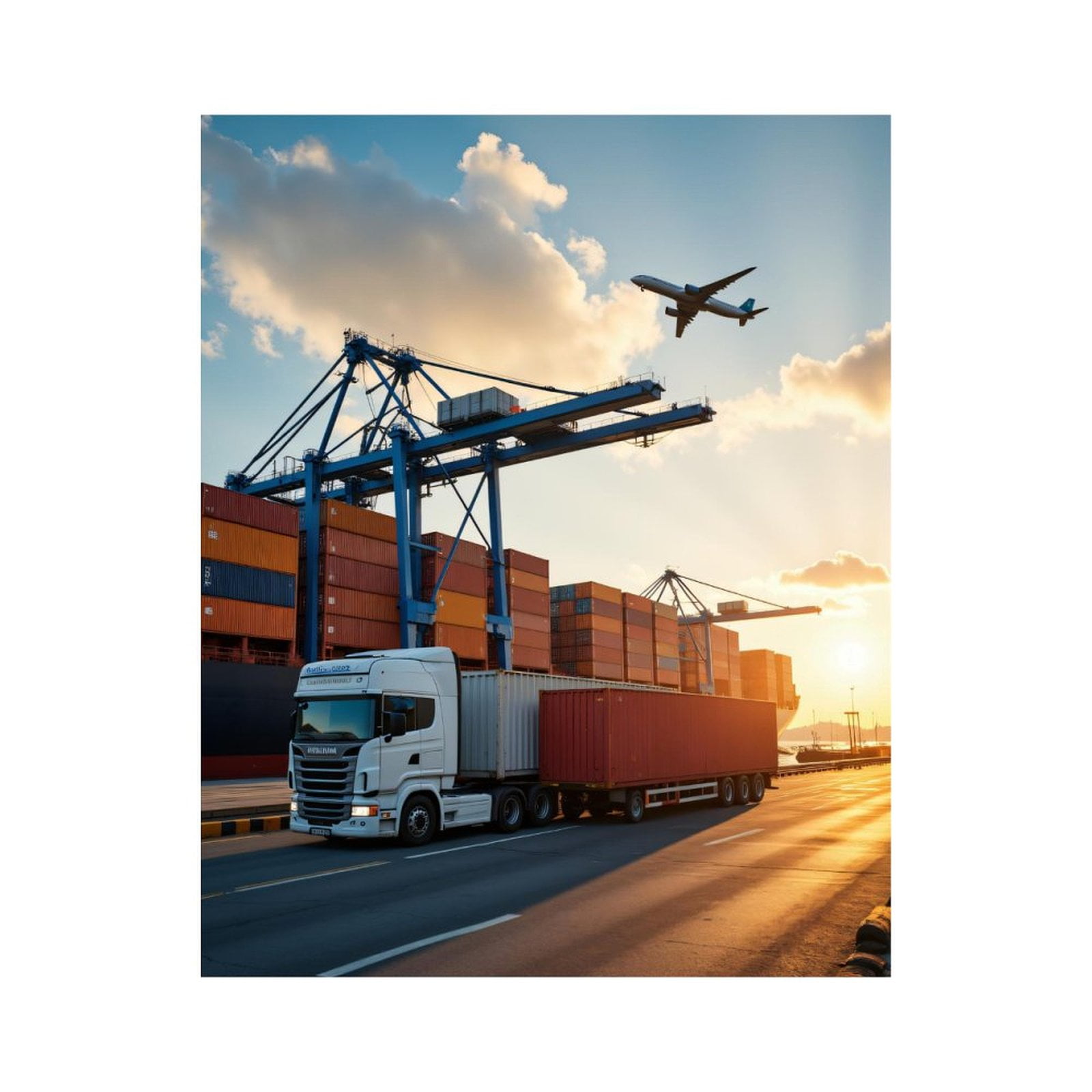 Paint By Numbers Kit for Adults Beginner - Shipping Containers Port ...