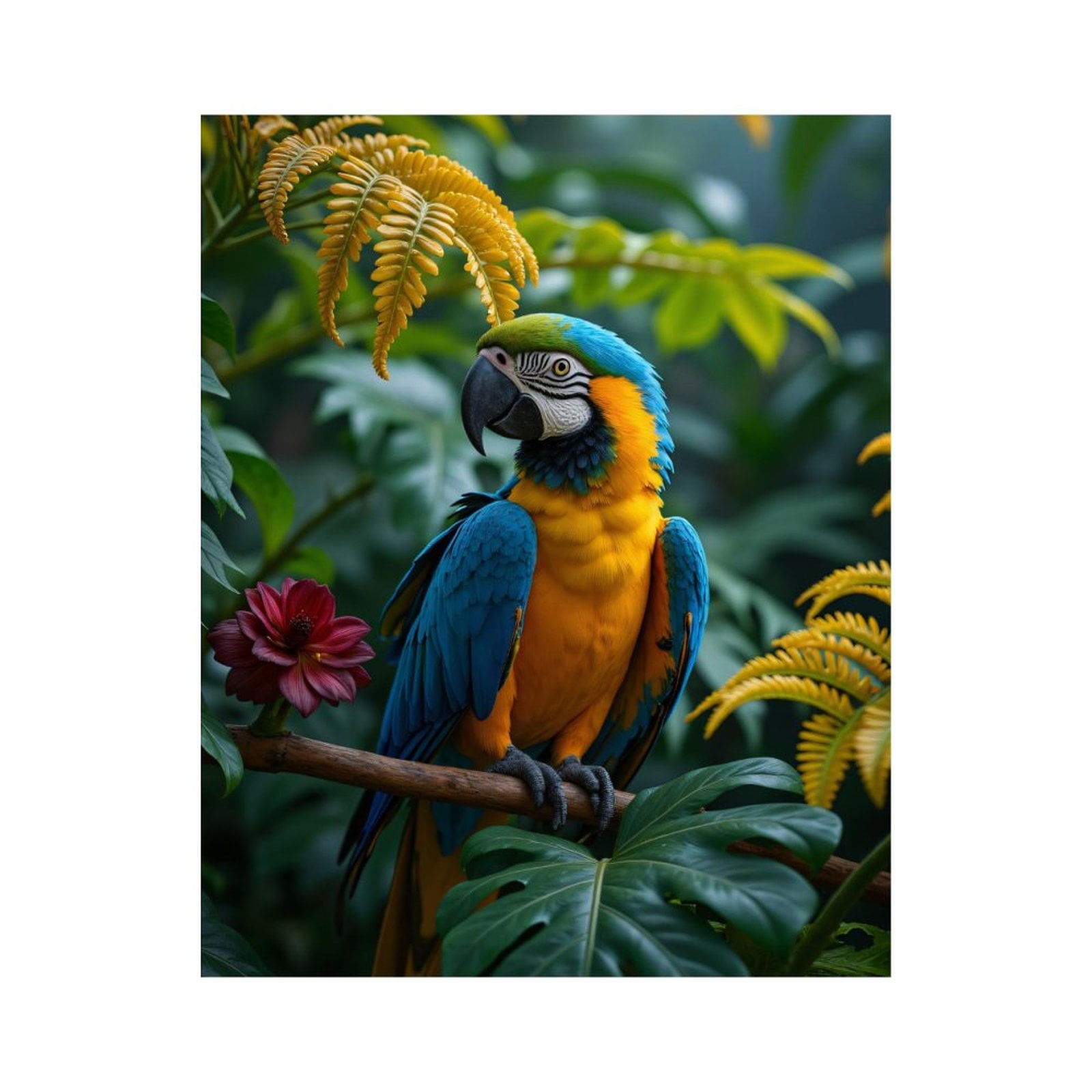 Paint By Numbers Kit for Adults Beginner - Tropical Parrot Vibrant ...