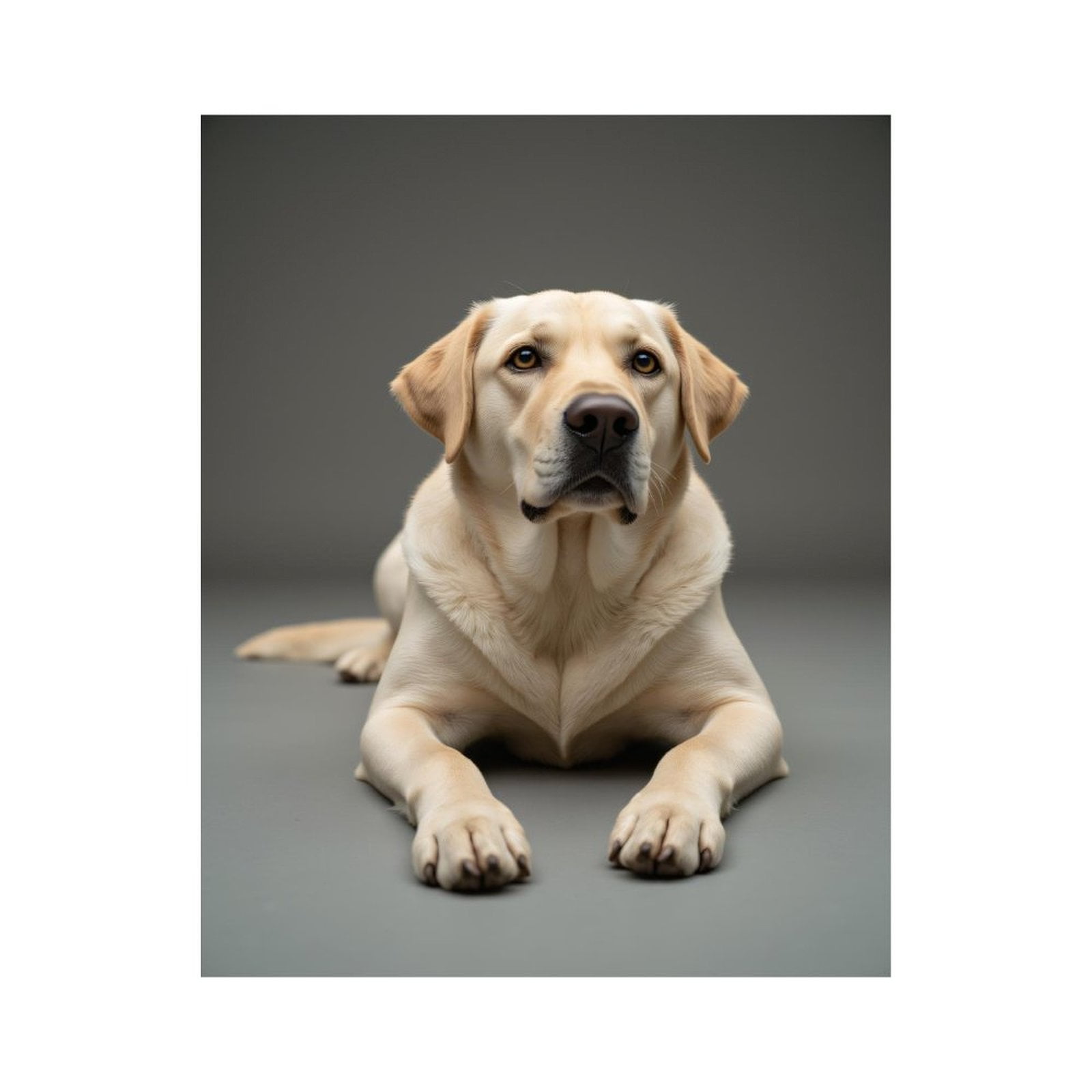 Paint by Numbers Kit for Adults, Calm Labrador Portrait Pose Paint by ...