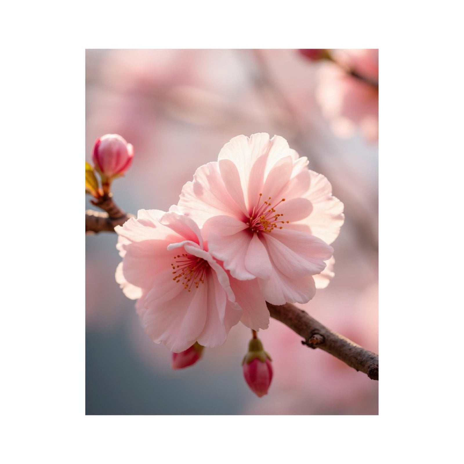 Paint by Numbers Kit for Adults, Cherry Blossoms Spring Branch Paint by Numbers, Easy Paint by ...