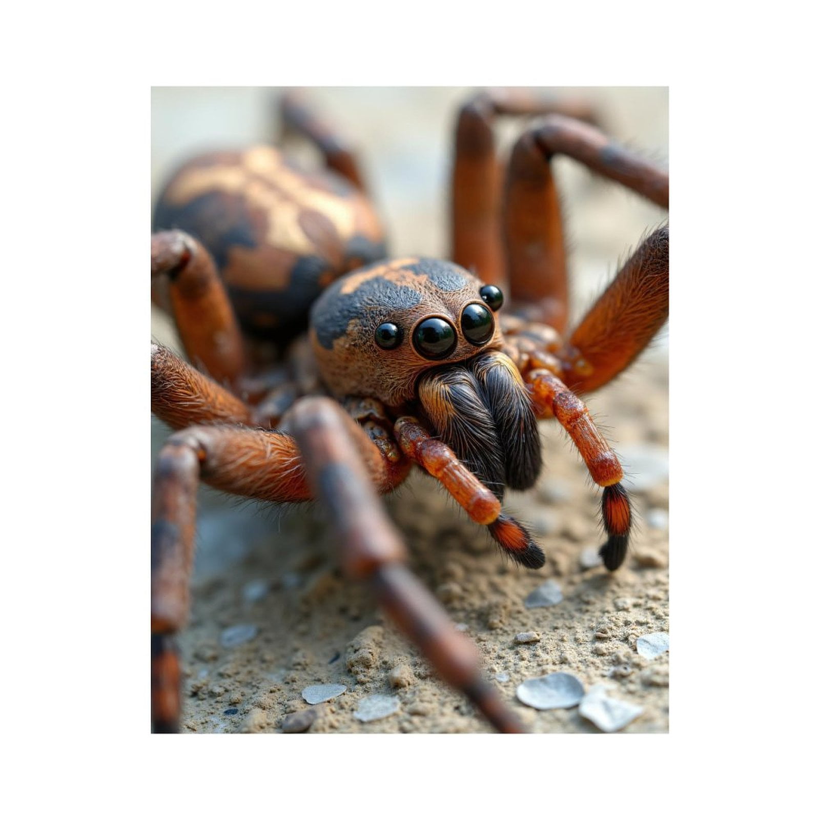 Paint by Numbers Kit for Adults, Close Up Furry Eight Legged Creature ...