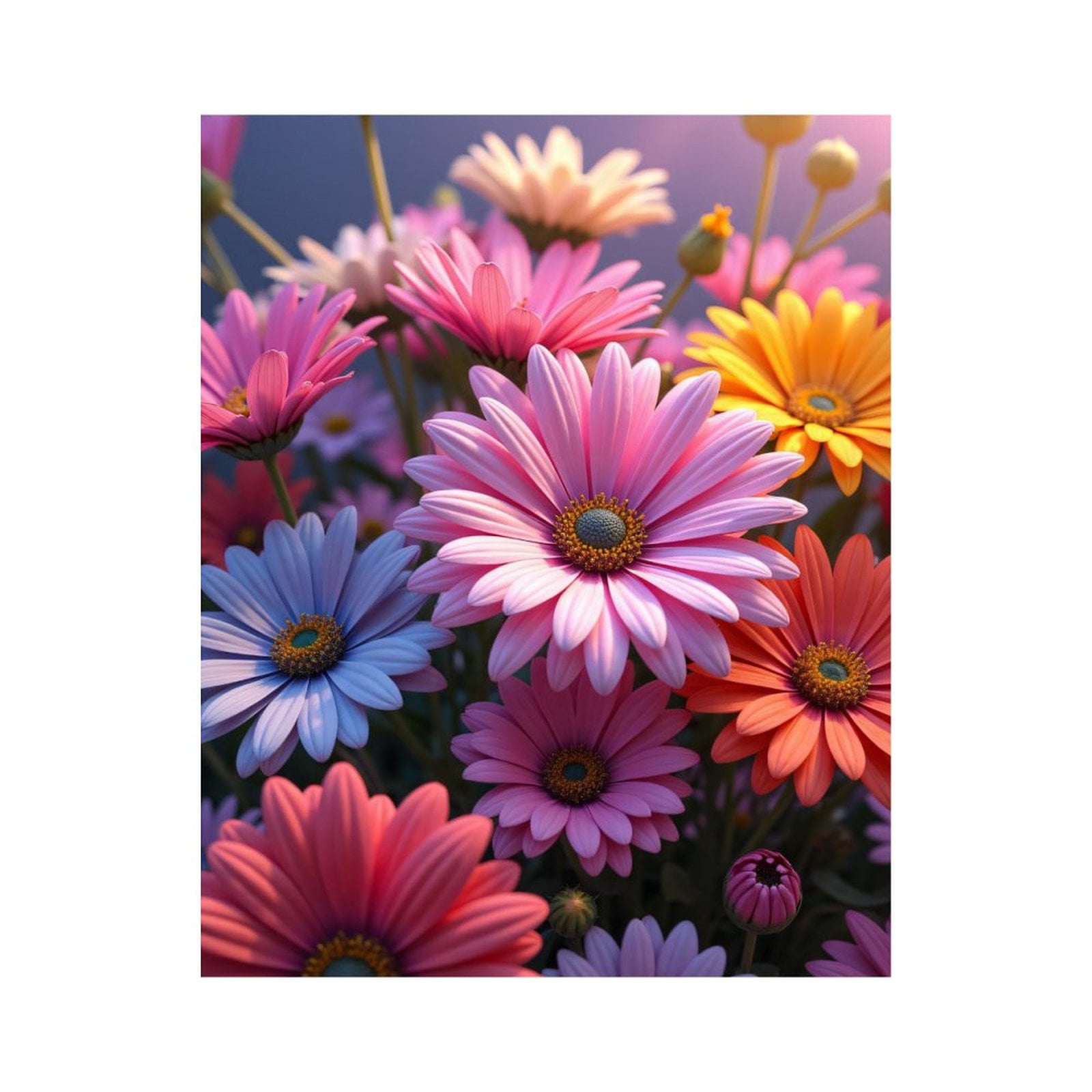 Paint by Numbers Kit for Adults, Colorful Summer Bloom Garden Paint by Numbers, Easy Paint by ...