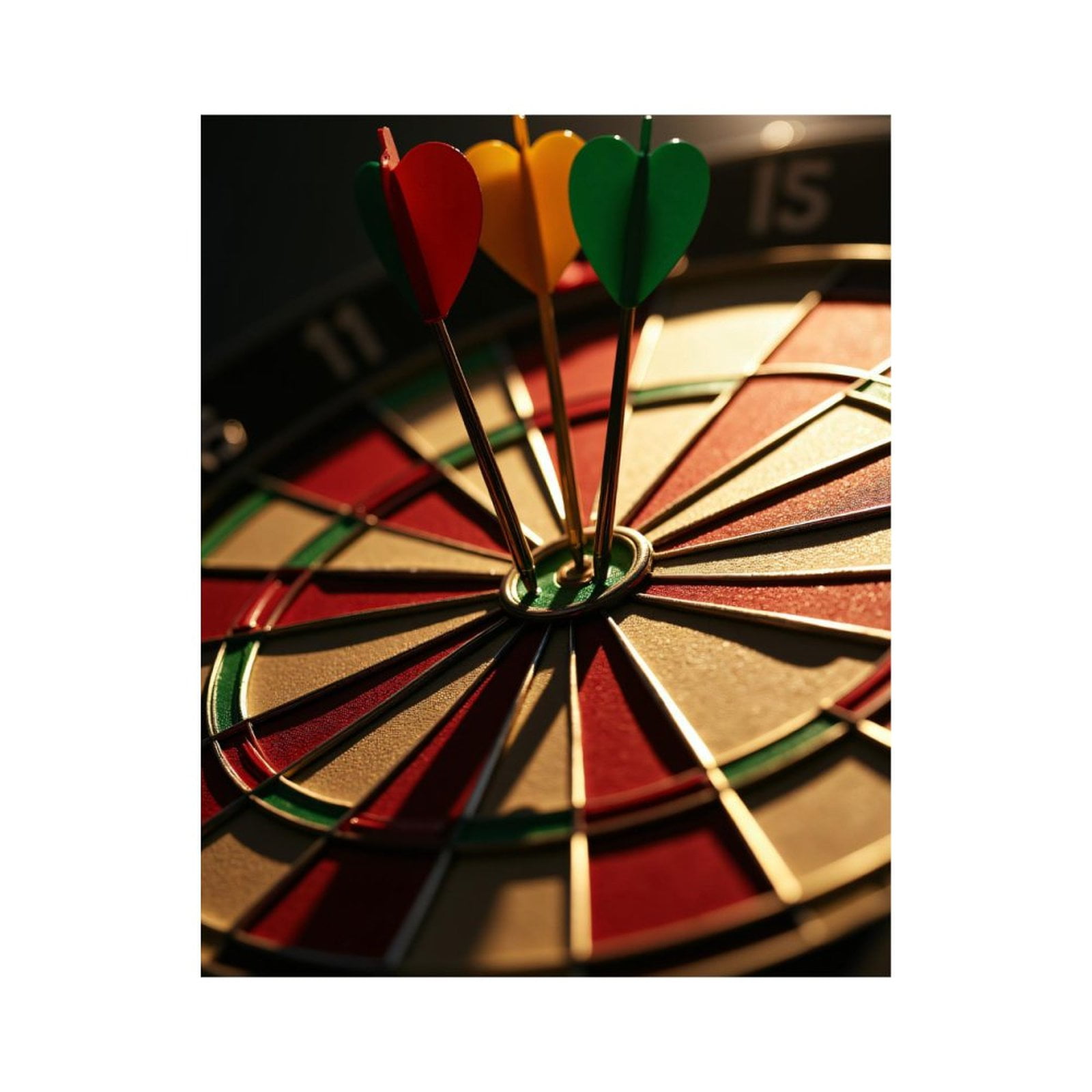 Paint by Numbers Kit for Adults, Darts On Dartboard Bullseye Game Paint ...