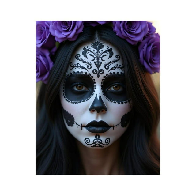 Paint by Numbers Kit for Adults, Day Of The Dead Face Paint Paint by ...