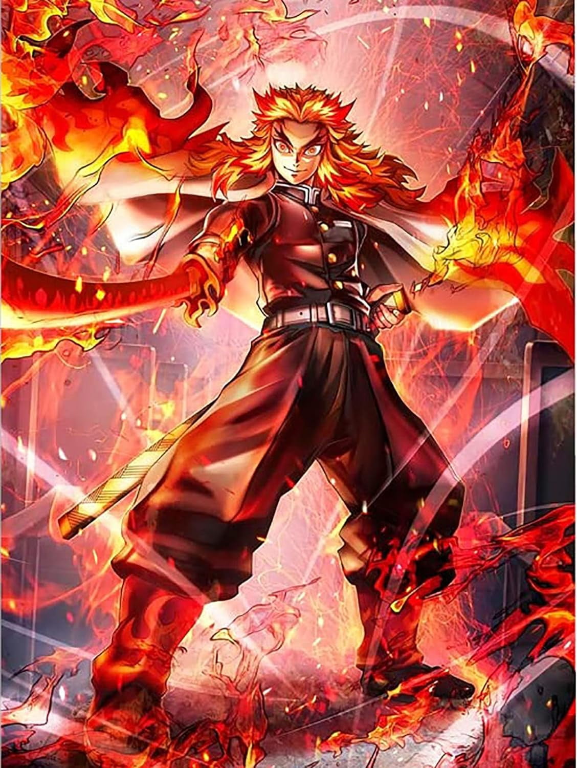 Paint by Numbers Kit for Adults -Demon Slayer - Beginner DIY Color by ...