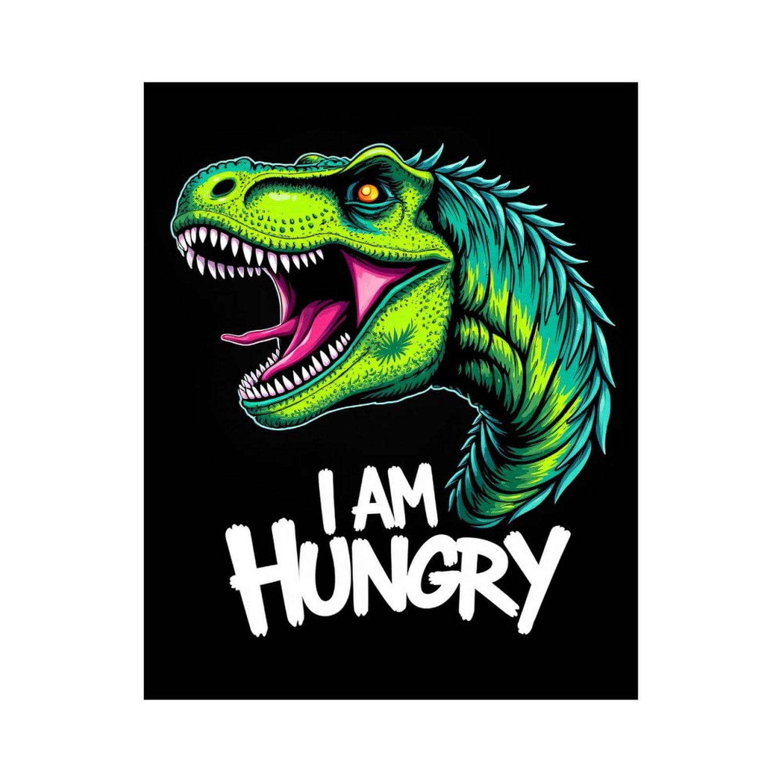 Paint by Numbers Kit for Adults, Dinosaur Roaring Art Hungry Paint by ...