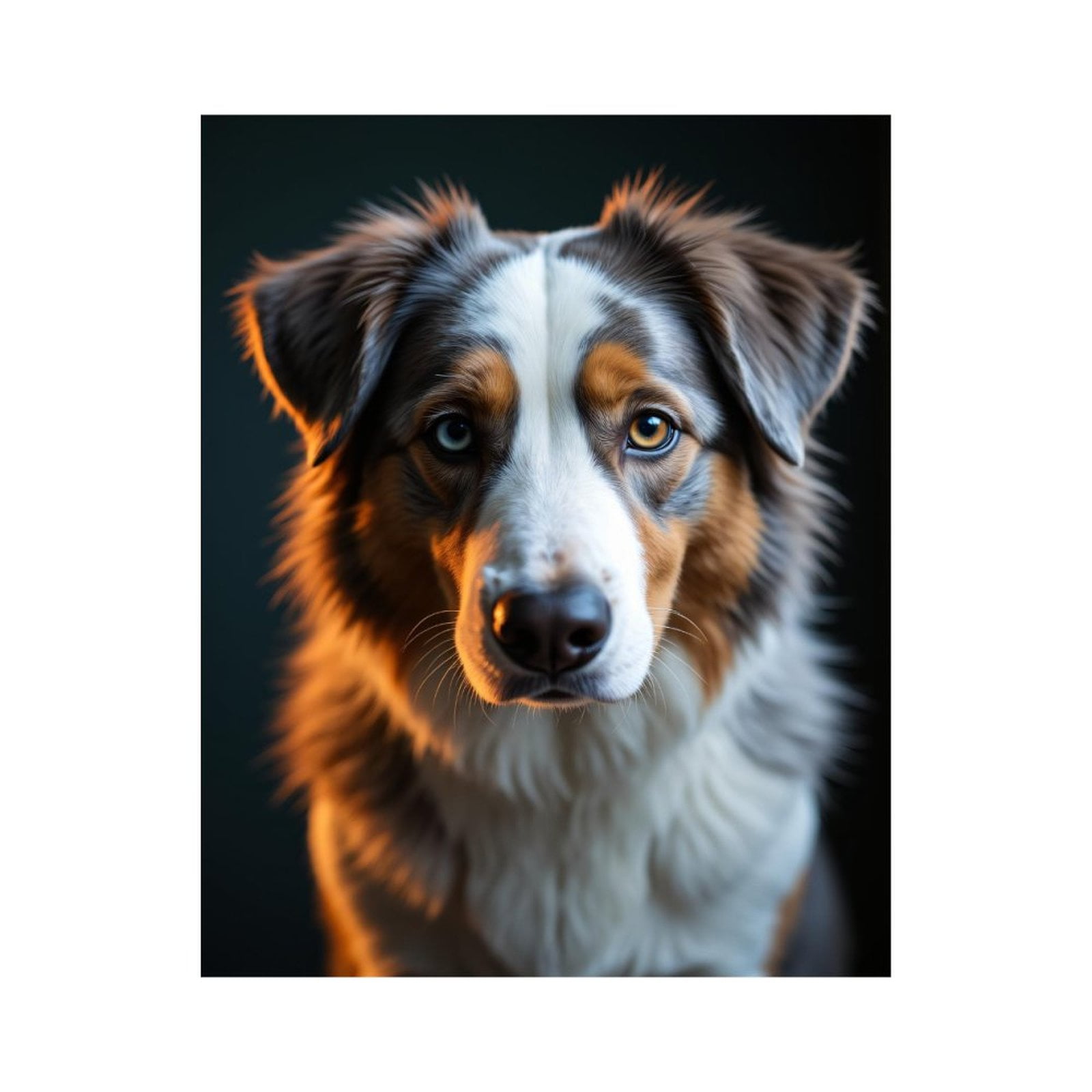 Paint by Numbers Kit for Adults, Dog Portrait Intense Gaze Paint by ...