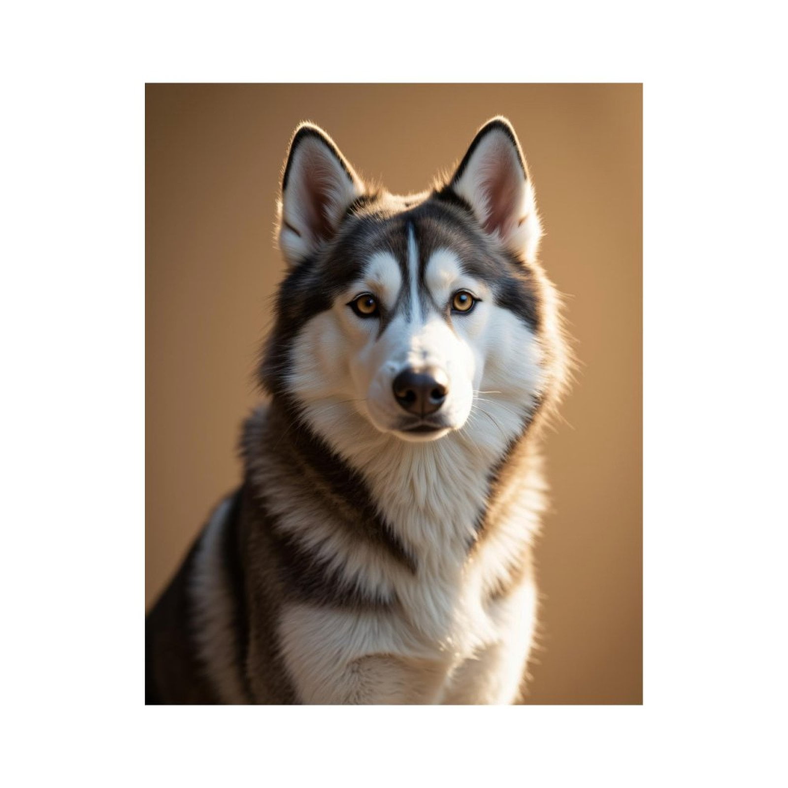Paint by Numbers Kit for Adults, Dog Portrait Majestic Siberian Husky ...