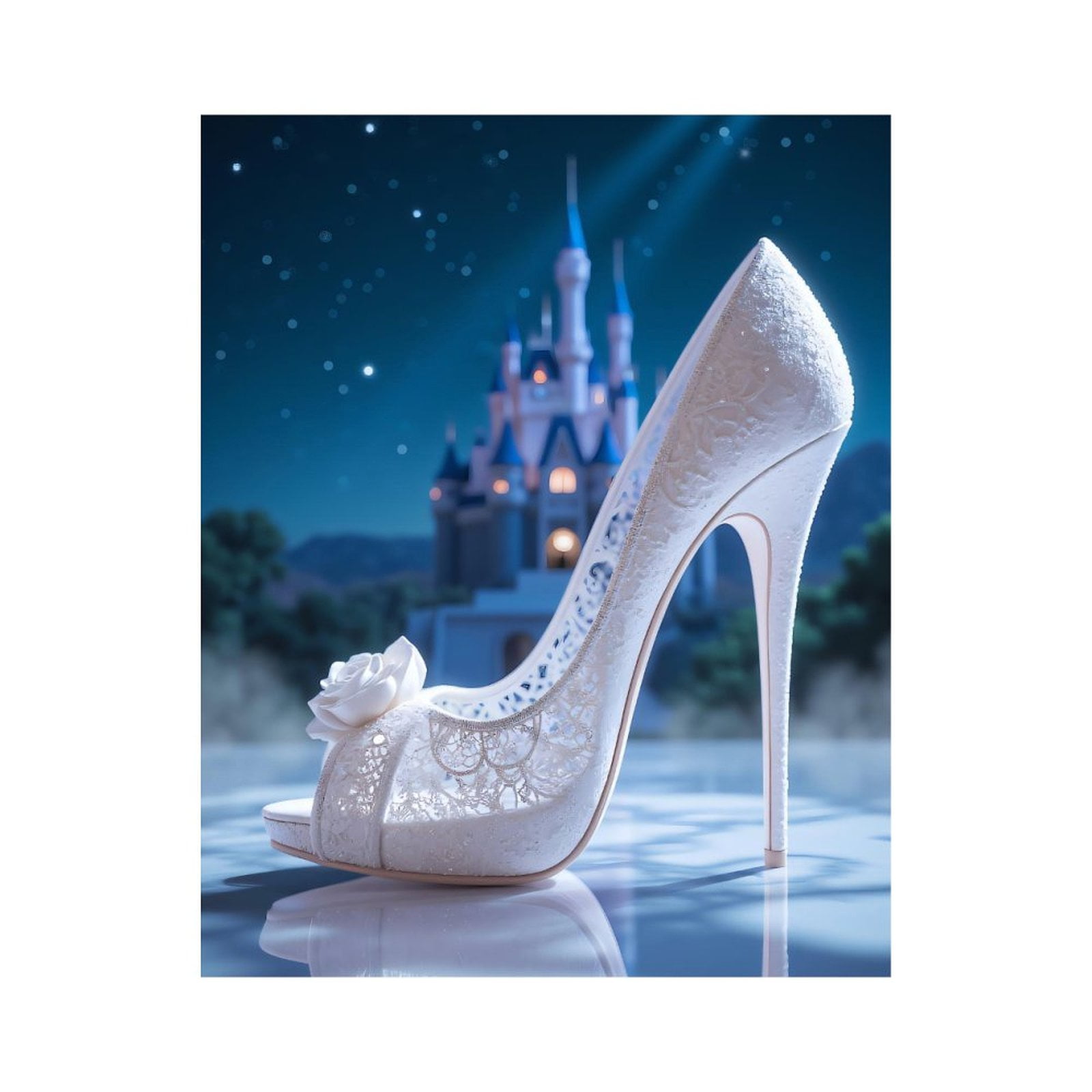 Paint by Numbers Kit for Adults, Elegant Castle Night Stiletto Fantasy ...