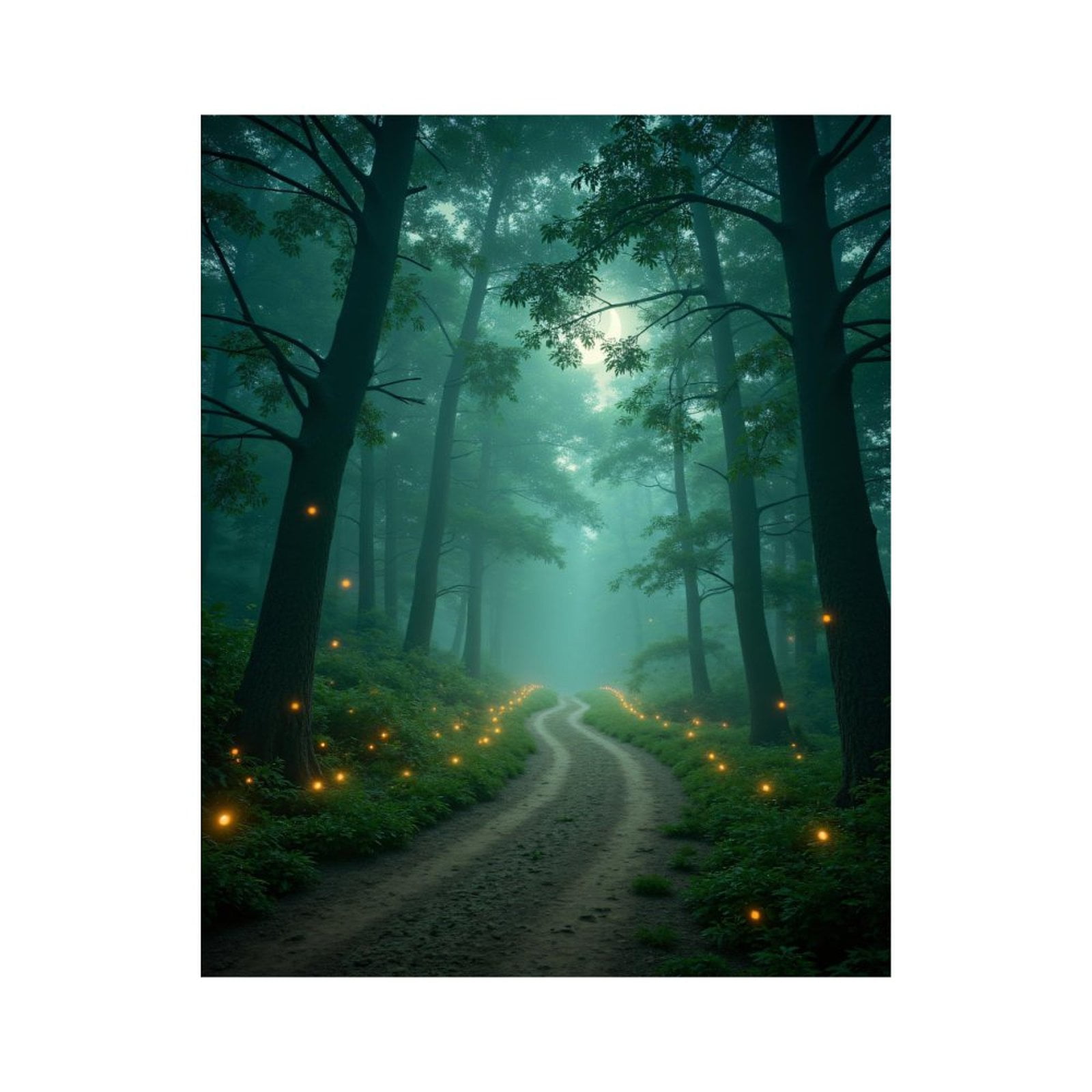 Paint by Numbers Kit for Adults, Enchanted Forest Pathway Paint by ...