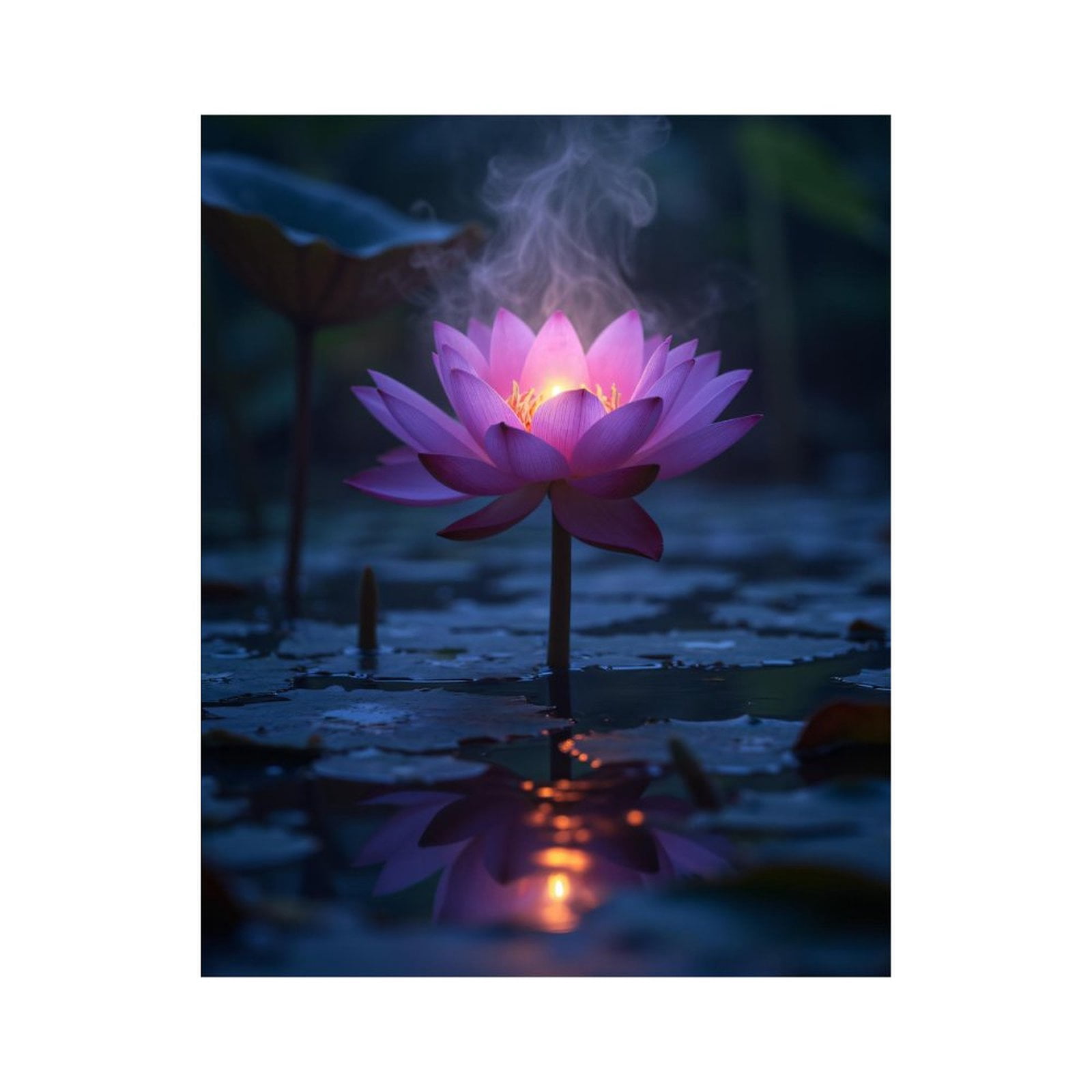 Paint by Numbers Kit for Adults, Glow Lotus Reflection Paint by Numbers ...
