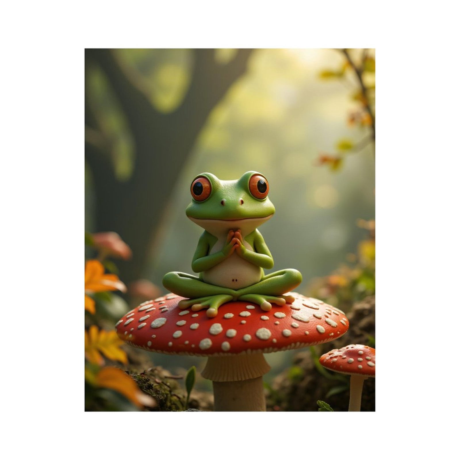 Paint by Numbers Kit for Adults, Jungle Serenity Mushroom Frog Paint by ...